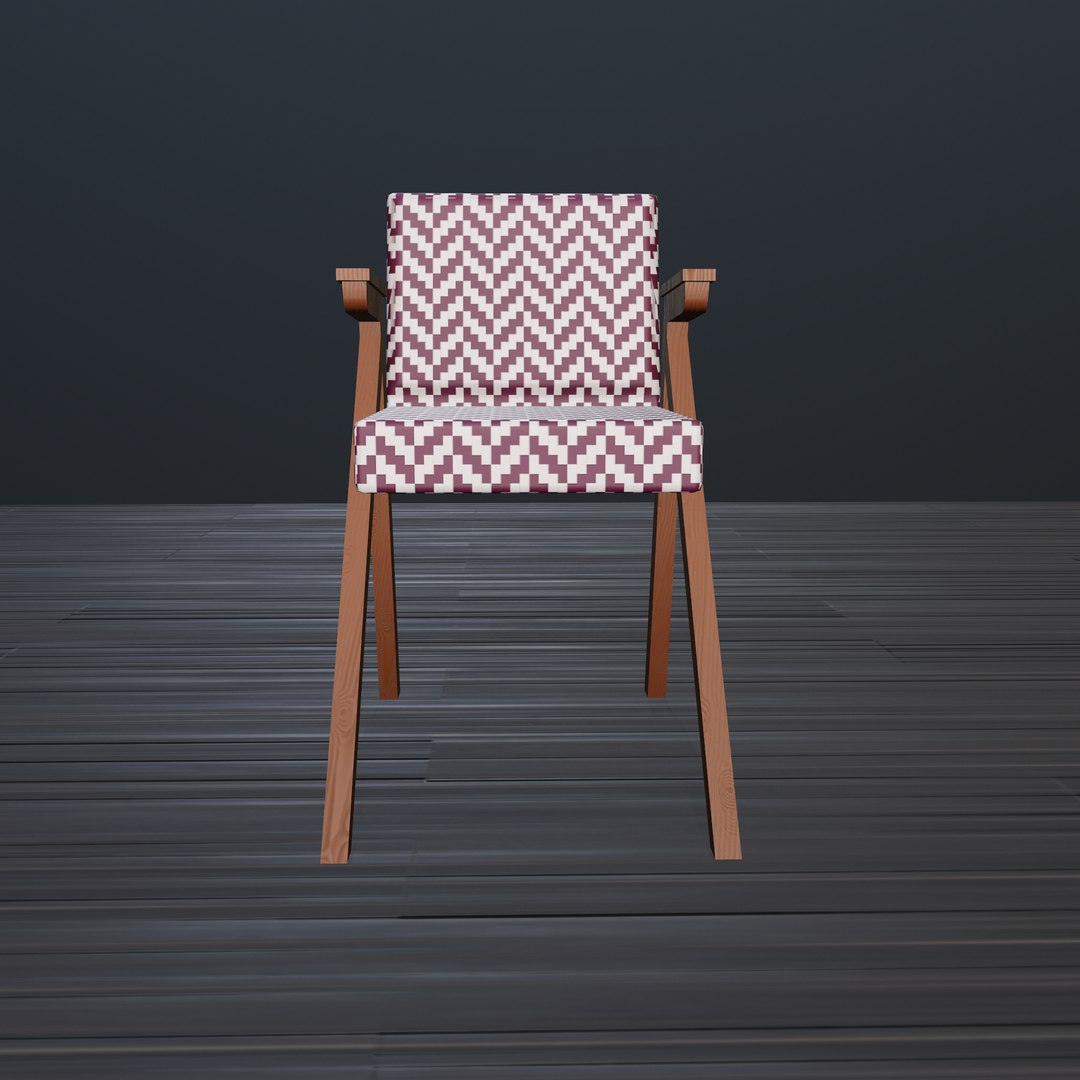Chair low-poly 3D model - TurboSquid 2068424