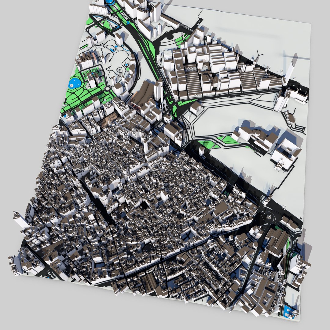 Barcelona City Spain 3D Model - TurboSquid 2280594