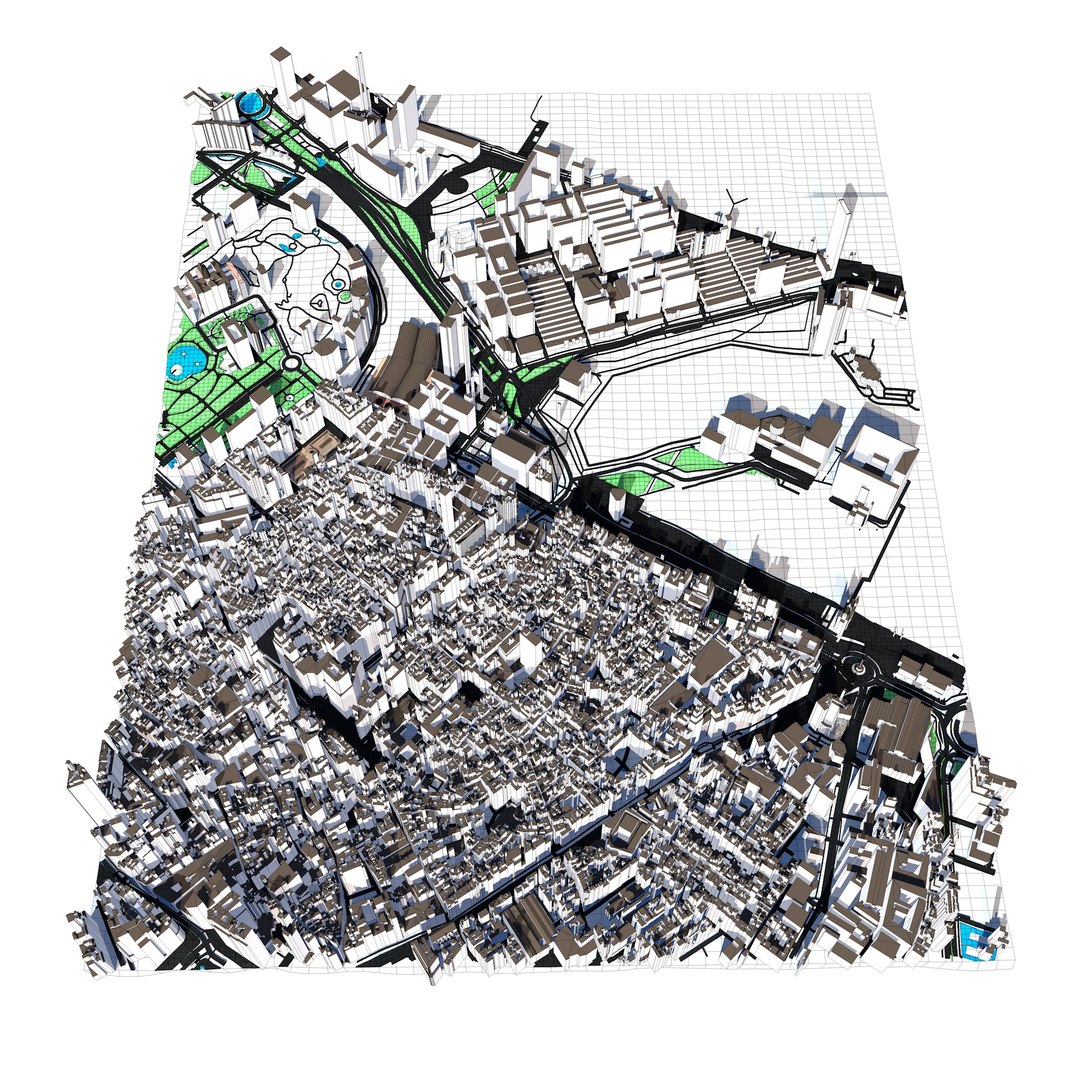 Barcelona City Spain 3D Model - TurboSquid 2280594