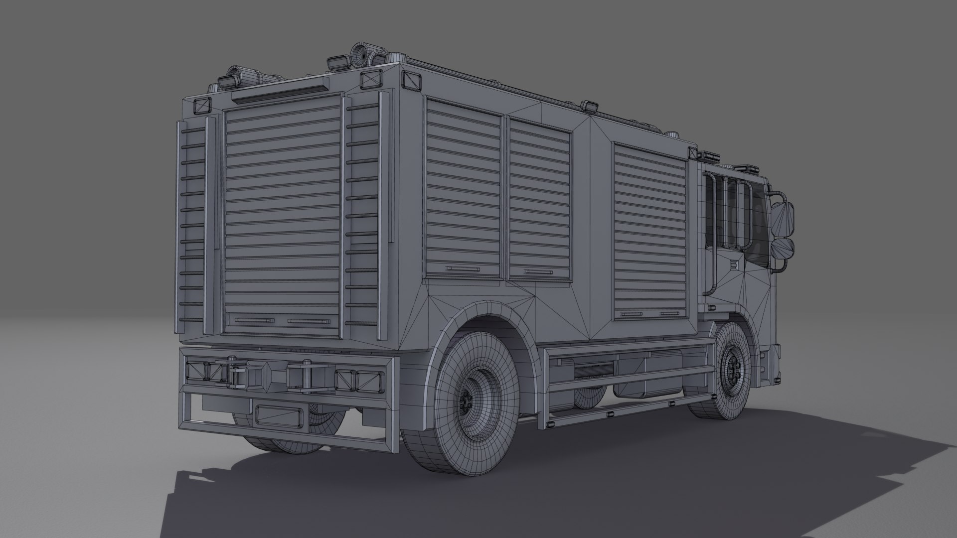 3D Australian Firetruck - TurboSquid 1510890