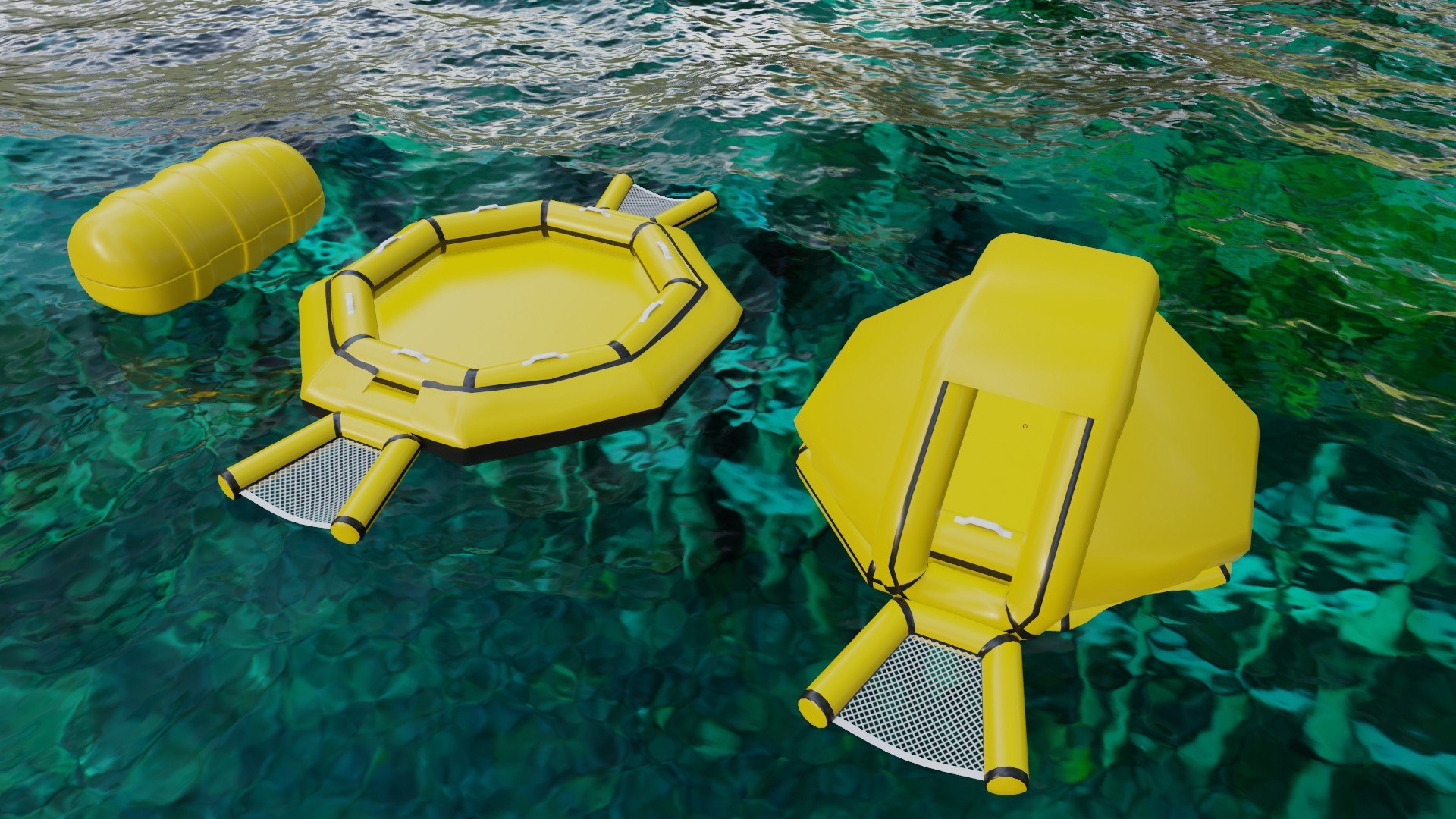 Helicopter Life Raft 3D - TurboSquid 1944356