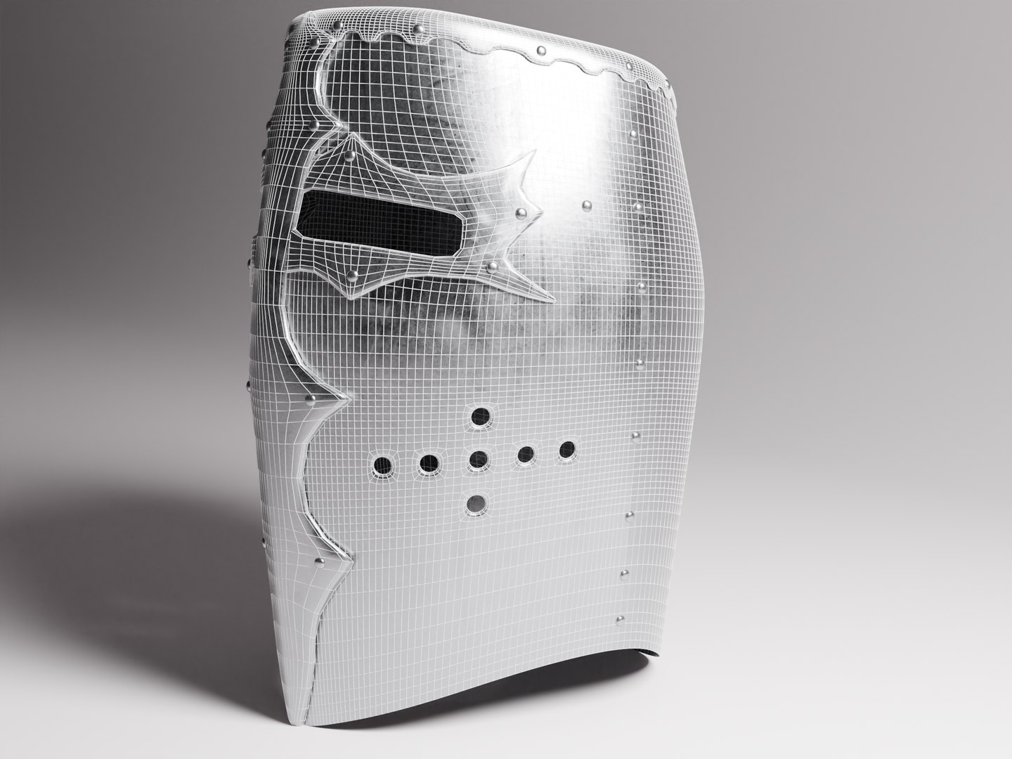 Medieval Helmet Tophfelm Low-poly 3D Model 3D Model - TurboSquid 2206316