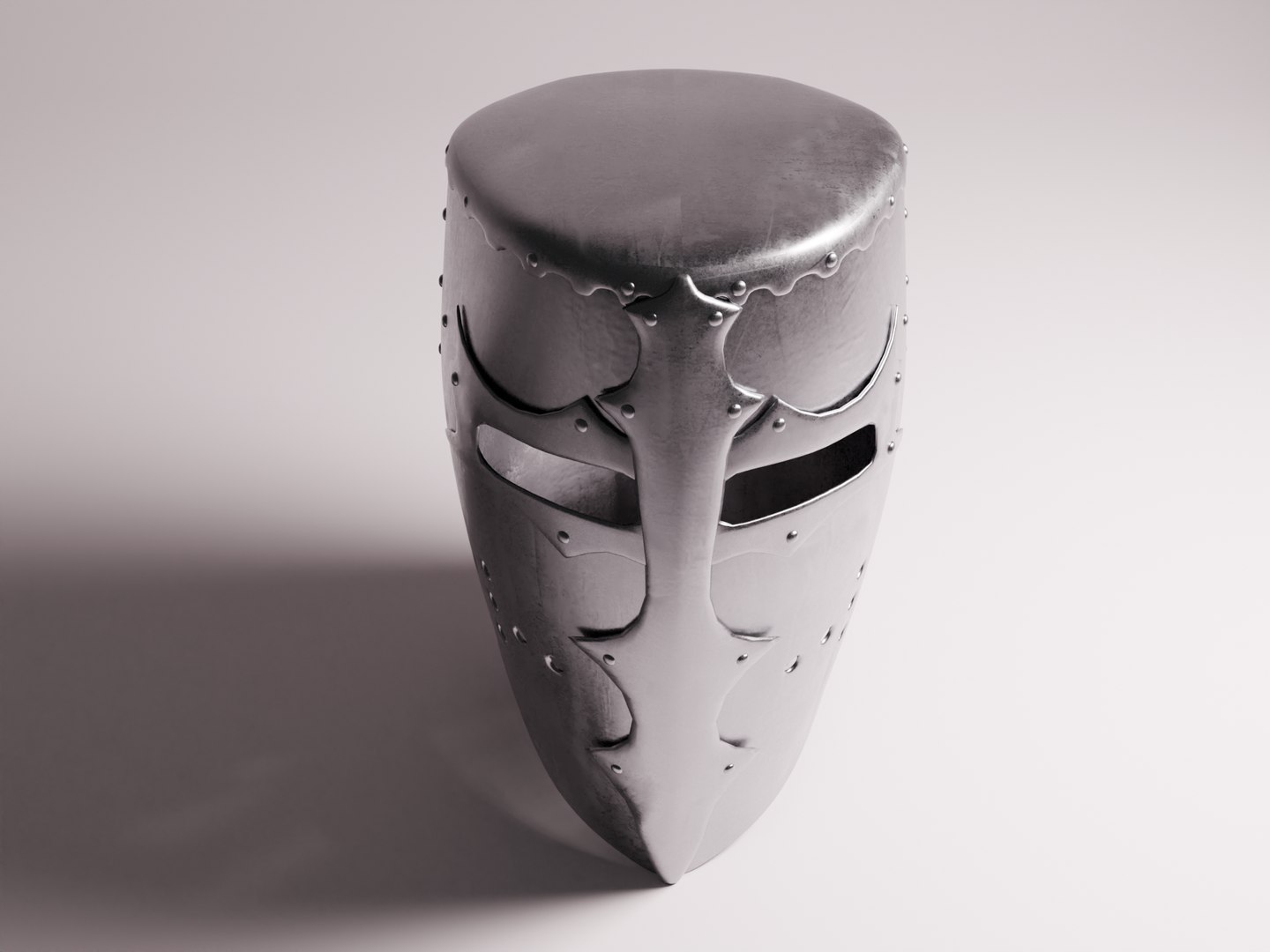 Medieval Helmet Tophfelm Low-poly 3D Model 3D Model - TurboSquid 2206316