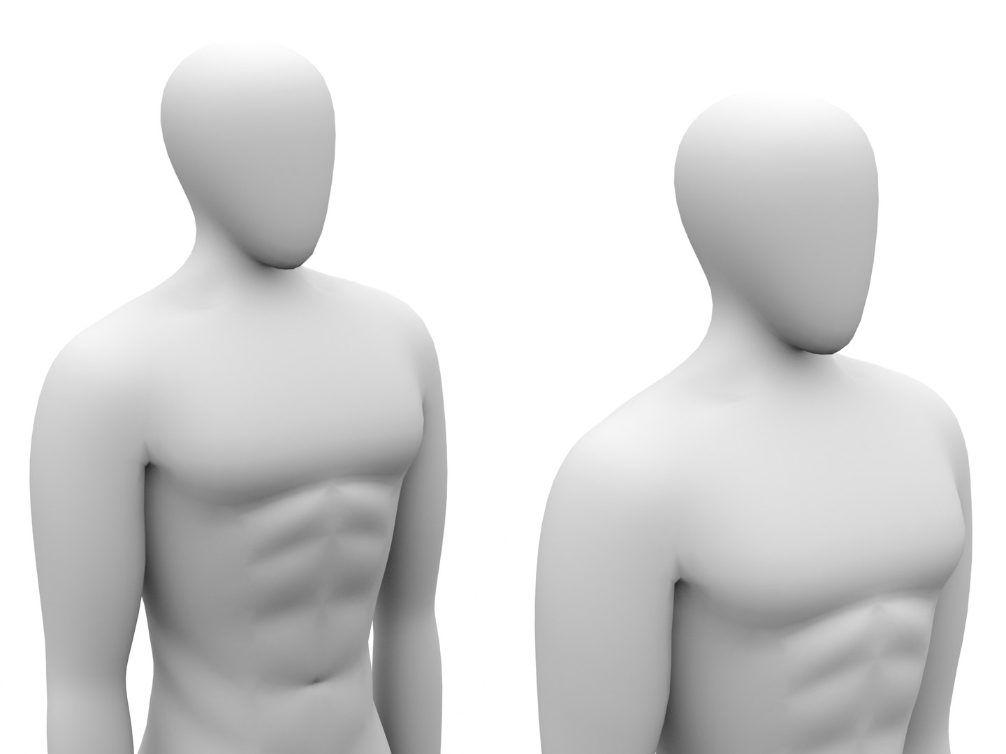 3D Faceless Mannequin - TurboSquid 1672279