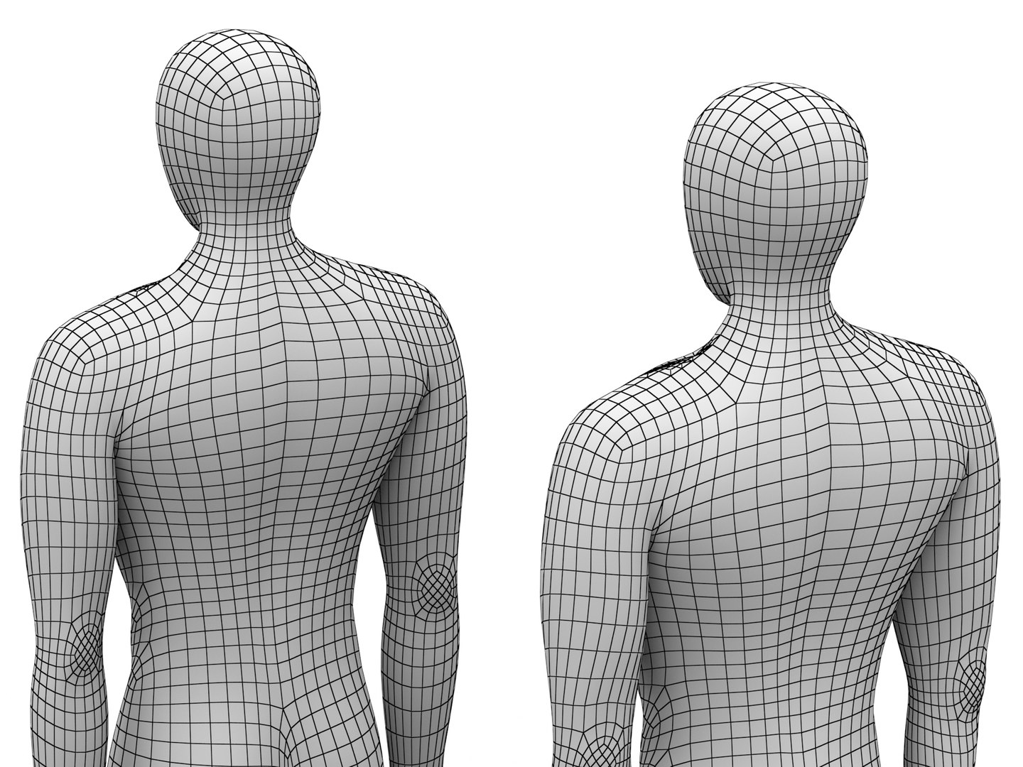 3D Faceless Mannequin - TurboSquid 1672279