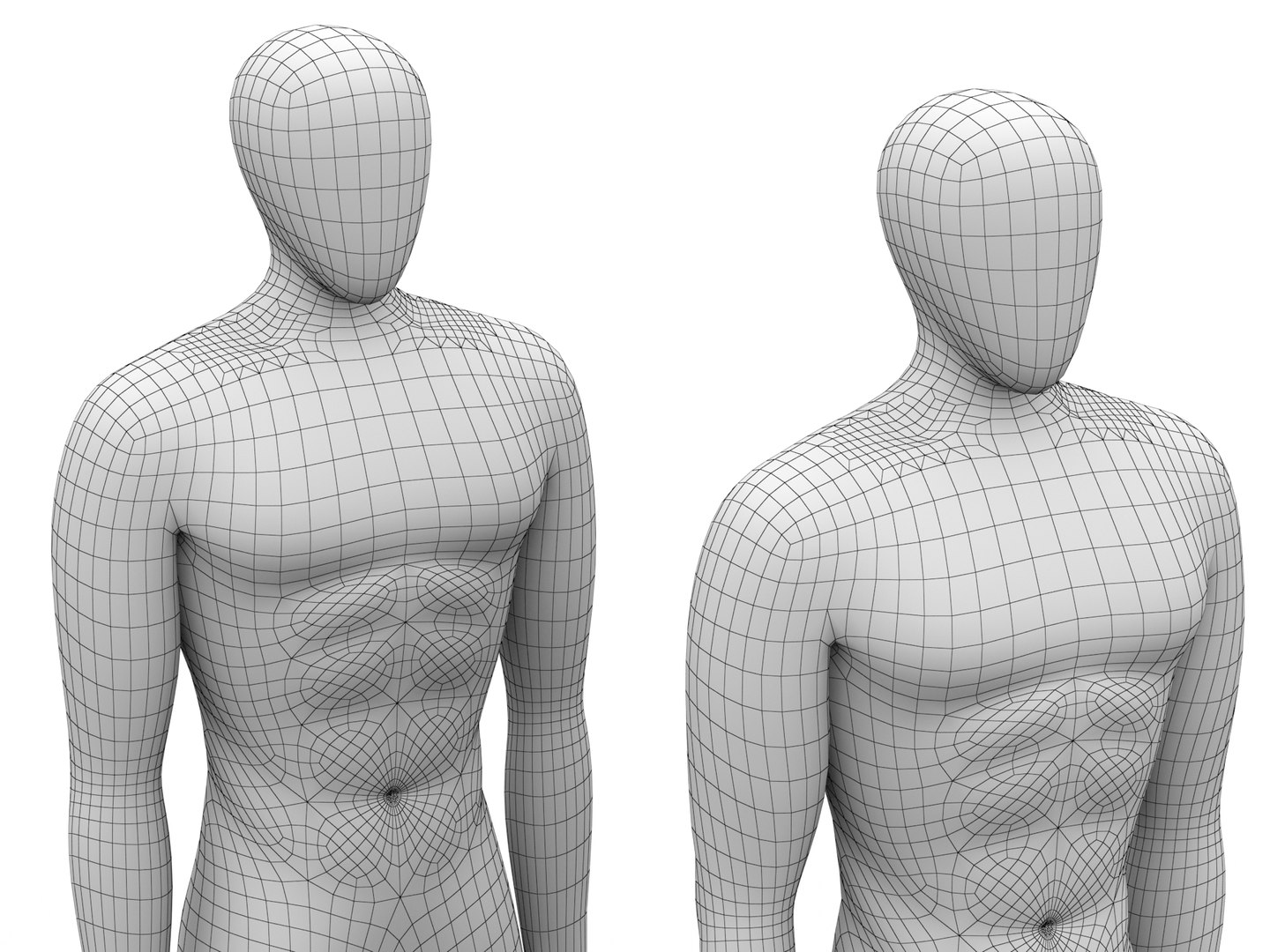 3D Faceless Mannequin - TurboSquid 1672279