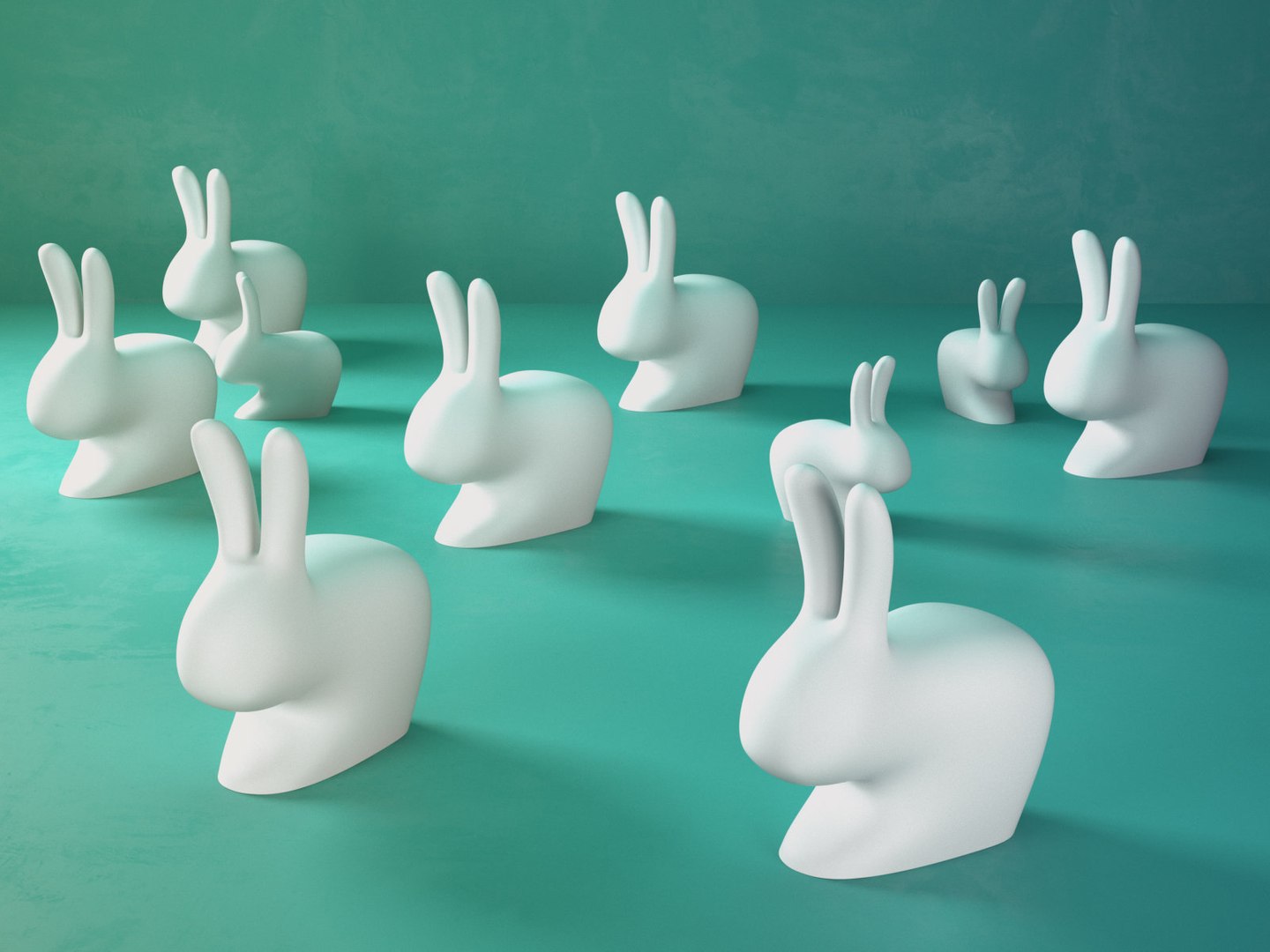 Free 3D Rabbit Chair Baby Model - TurboSquid 1161089