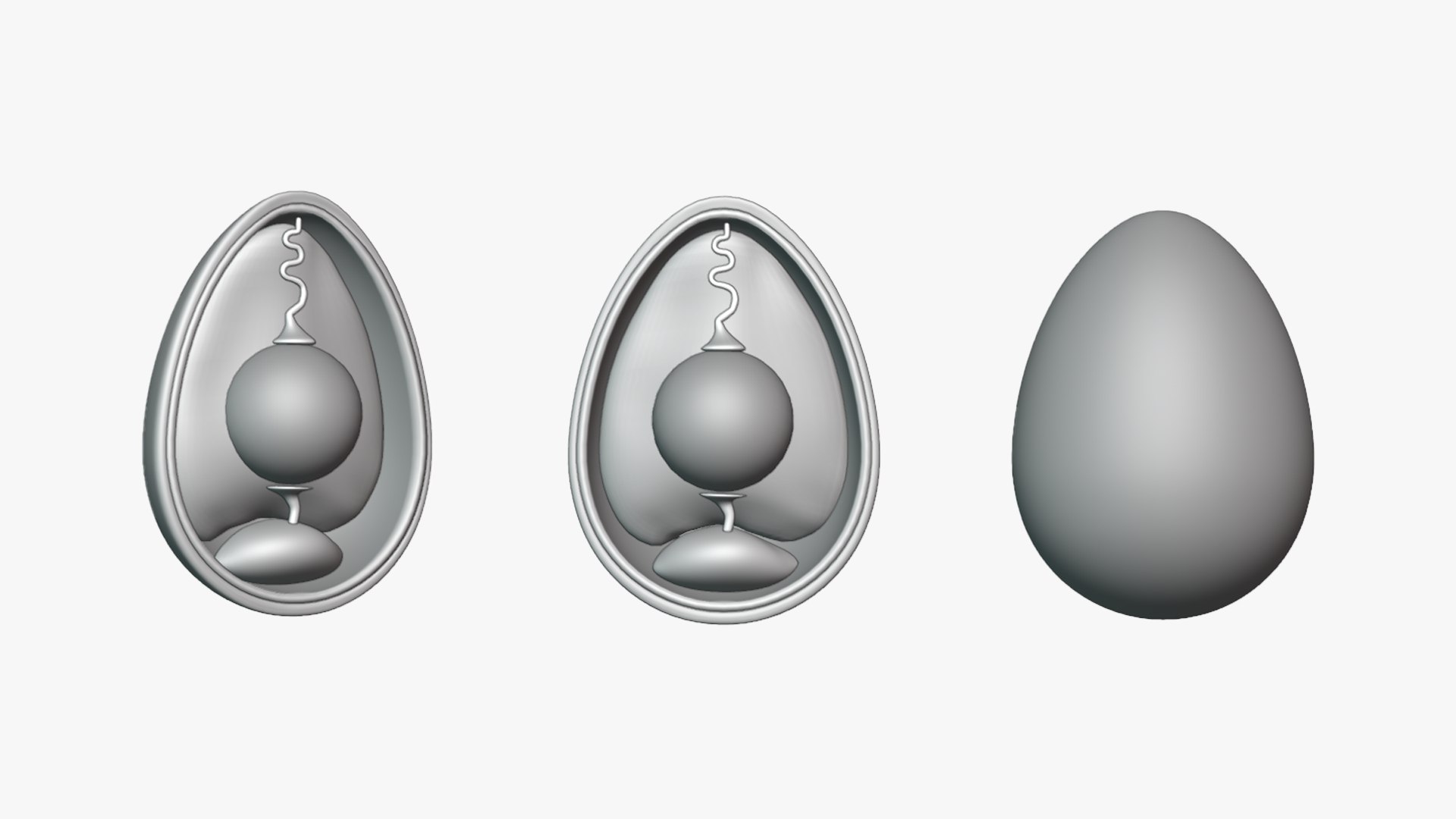 Anatomy Of Bird Egg Model - TurboSquid 2035236