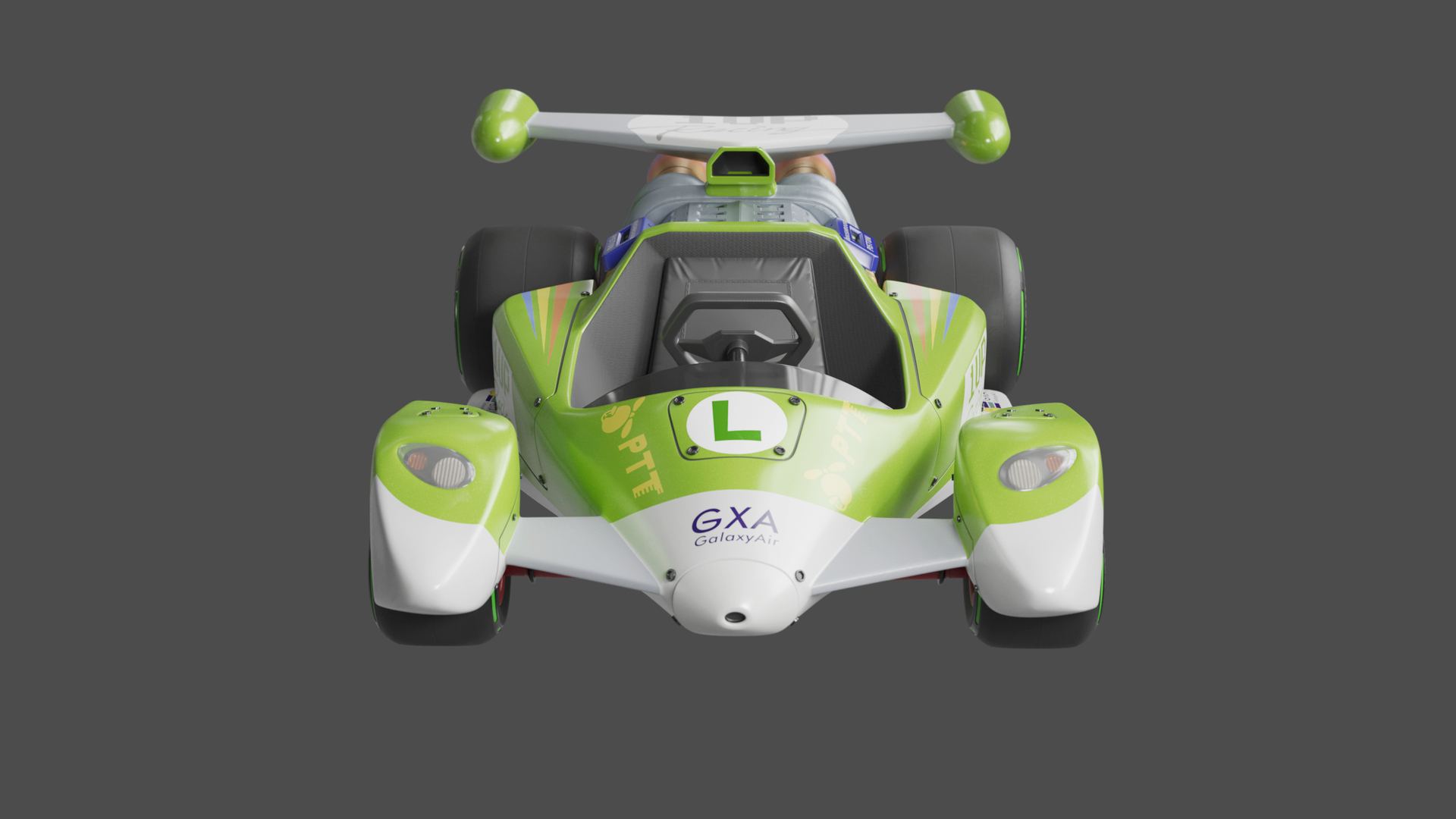 3D Mario Kart Deluxe Circuit Special Luigi Vehicle 8K - TurboSquid 1848305