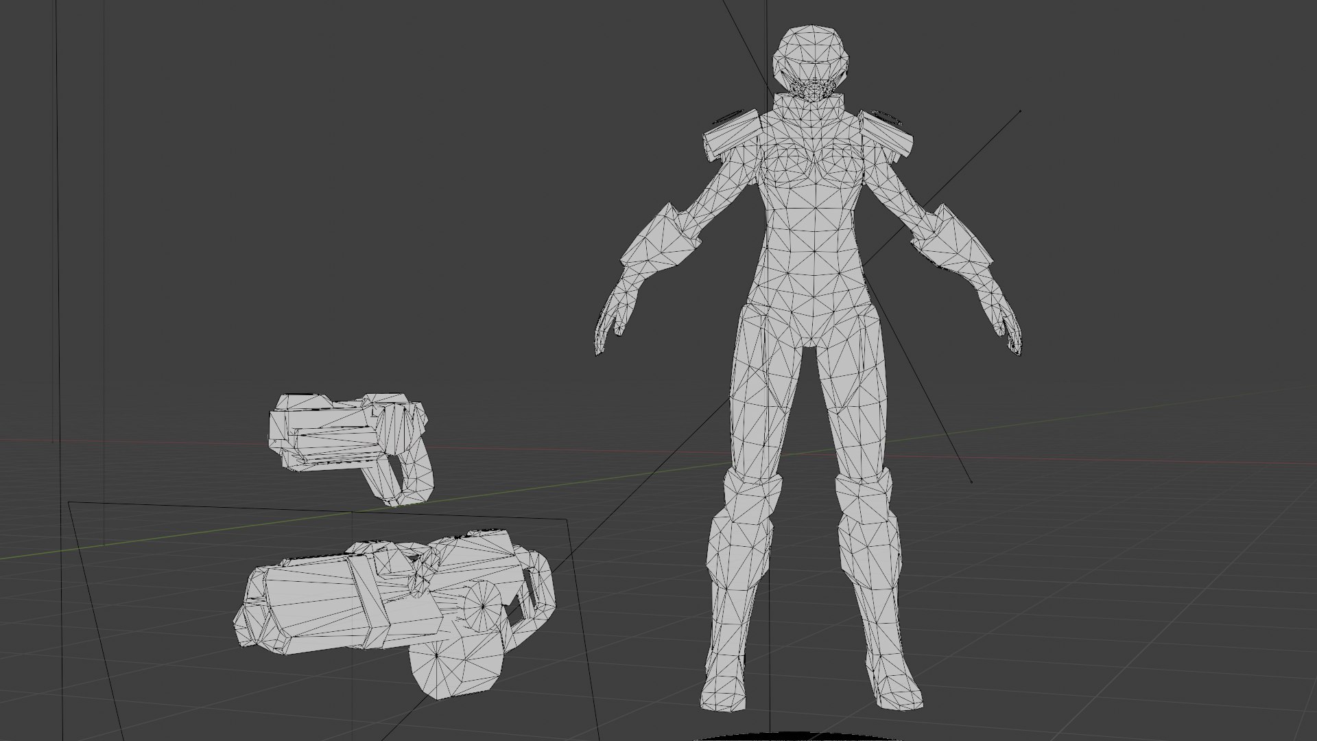 Cyborg Drone Heavy Machine Gunner 3D Model - Fully Textured 3D ...