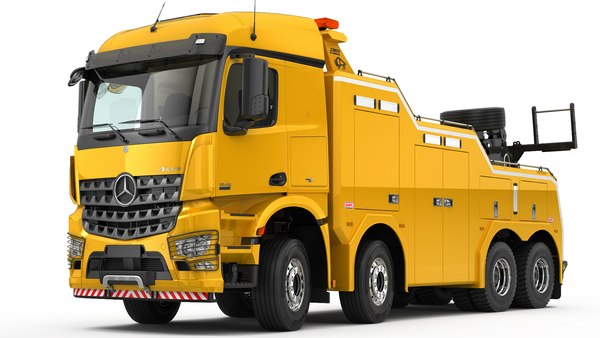 Mercedes Abschleppwagen 8X4 3D-Modell - TurboSquid 1972249