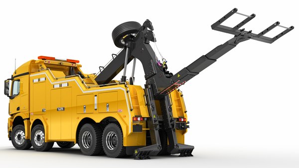 Mercedes Abschleppwagen 8X4 3D-Modell - TurboSquid 1972249