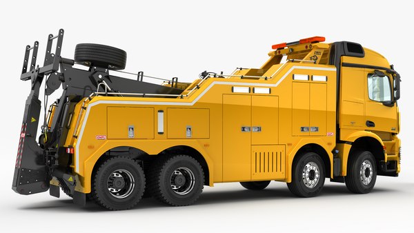 Mercedes Abschleppwagen 8X4 3D-Modell - TurboSquid 1972249
