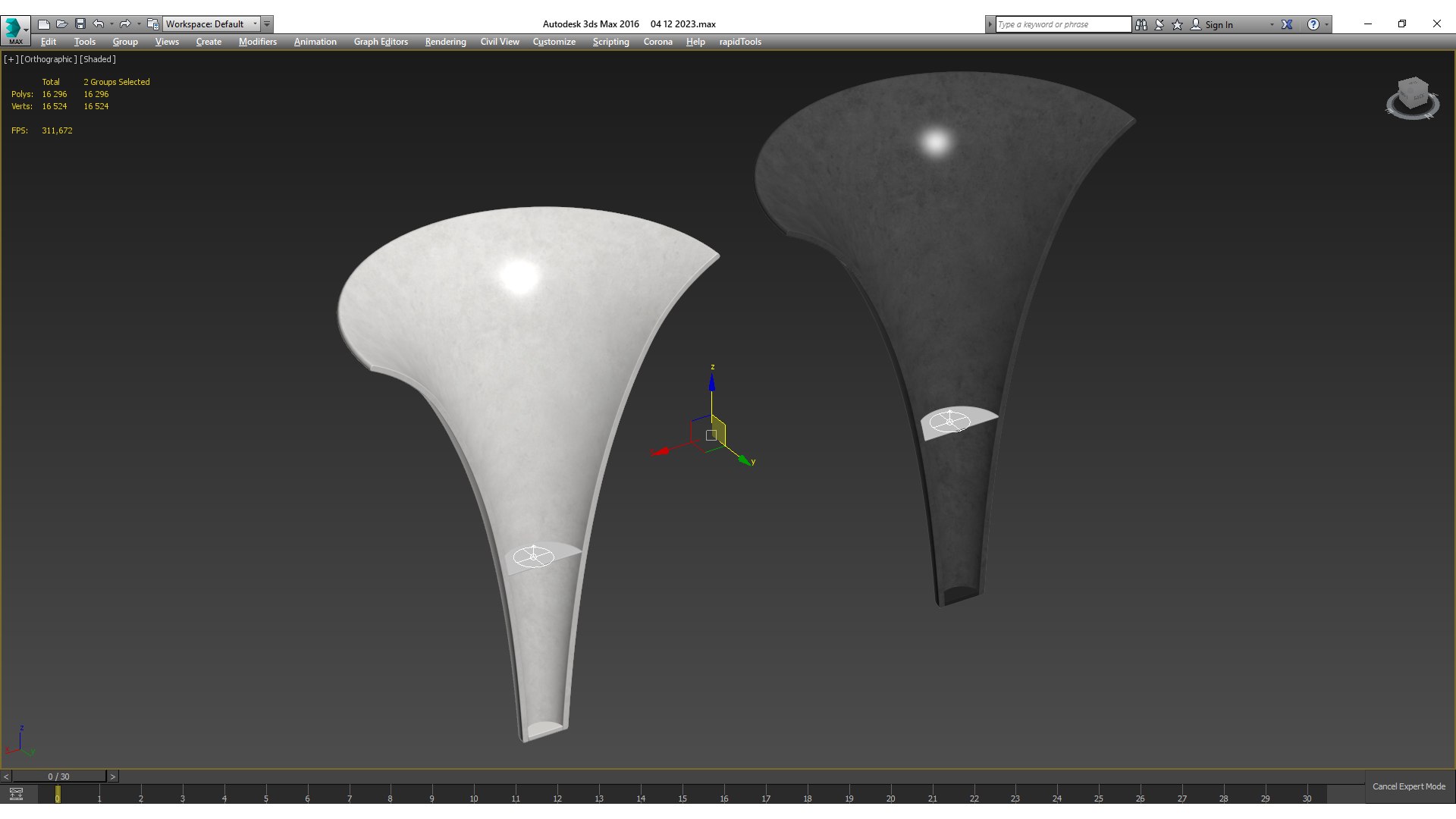 Lightning collective - Cone Plaster Wall Light 3D model - TurboSquid ...