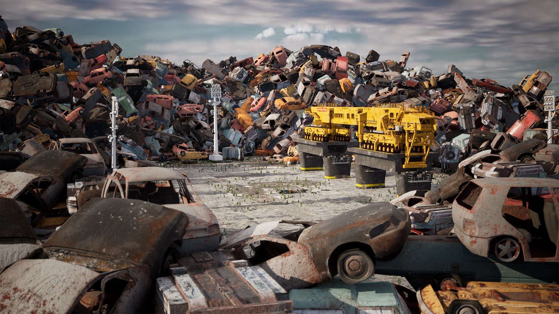 Junkyard 14 Assets 3D - TurboSquid 2113466