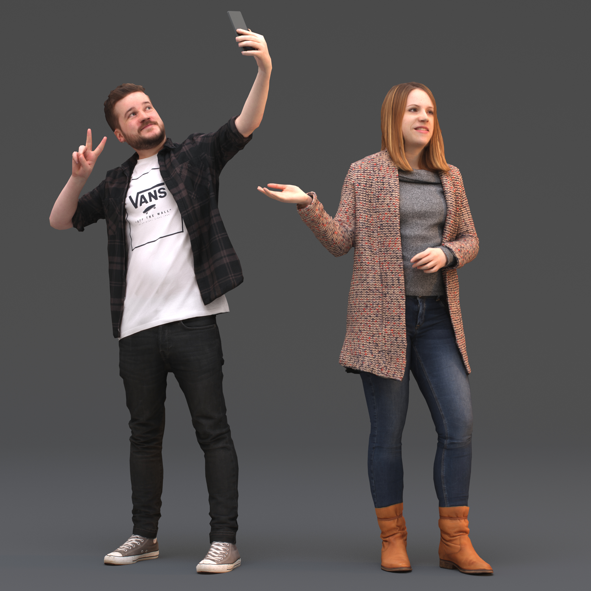 3D people rendering normal - TurboSquid 1394415
