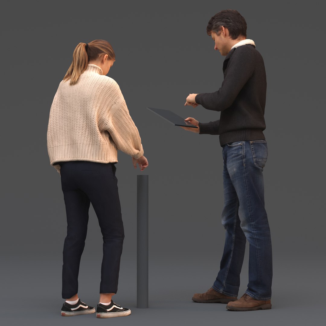 3D People Rendering Normal - TurboSquid 1394415