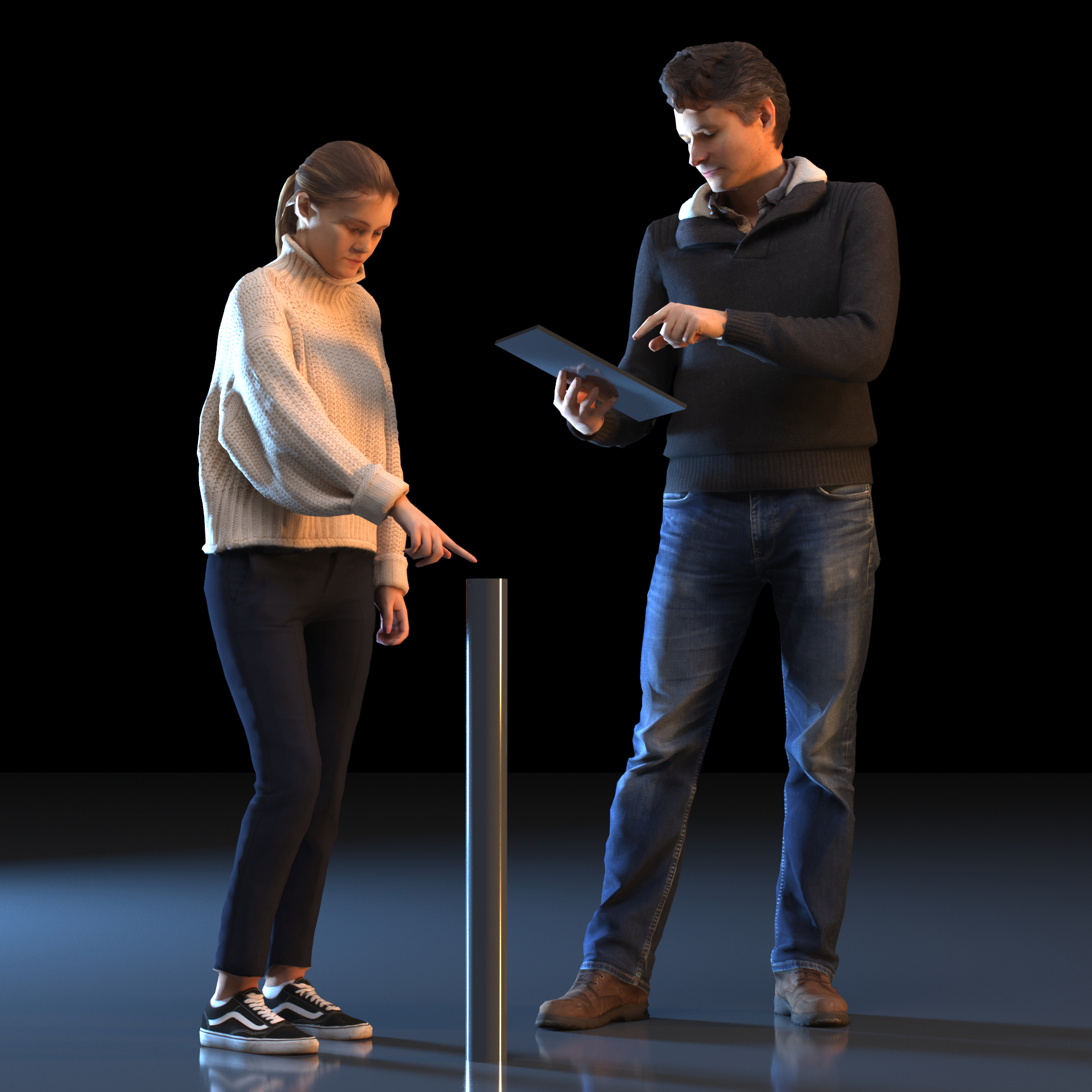 3D people rendering normal - TurboSquid 1394415