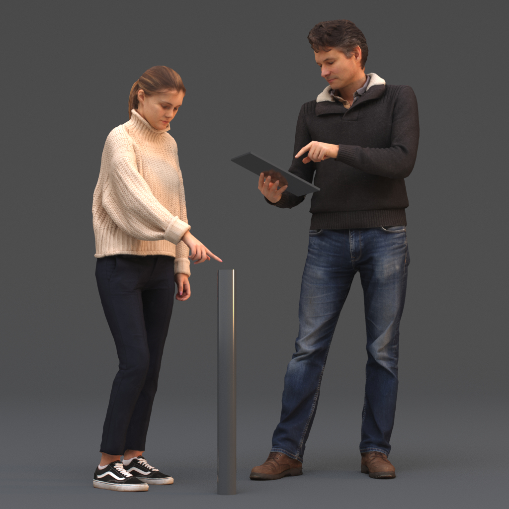 modelo 3d plantean People SixPack 001 - TurboSquid 1394415