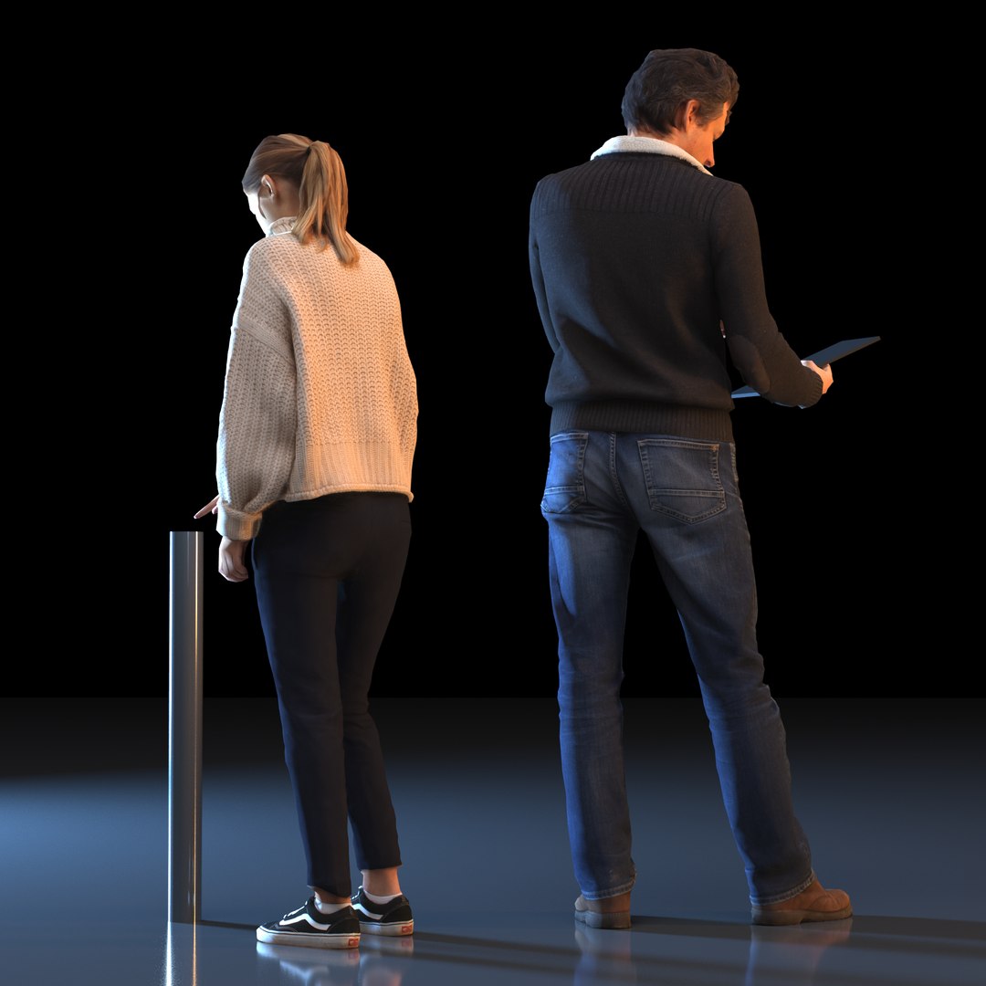 3D People Rendering Normal - TurboSquid 1394415