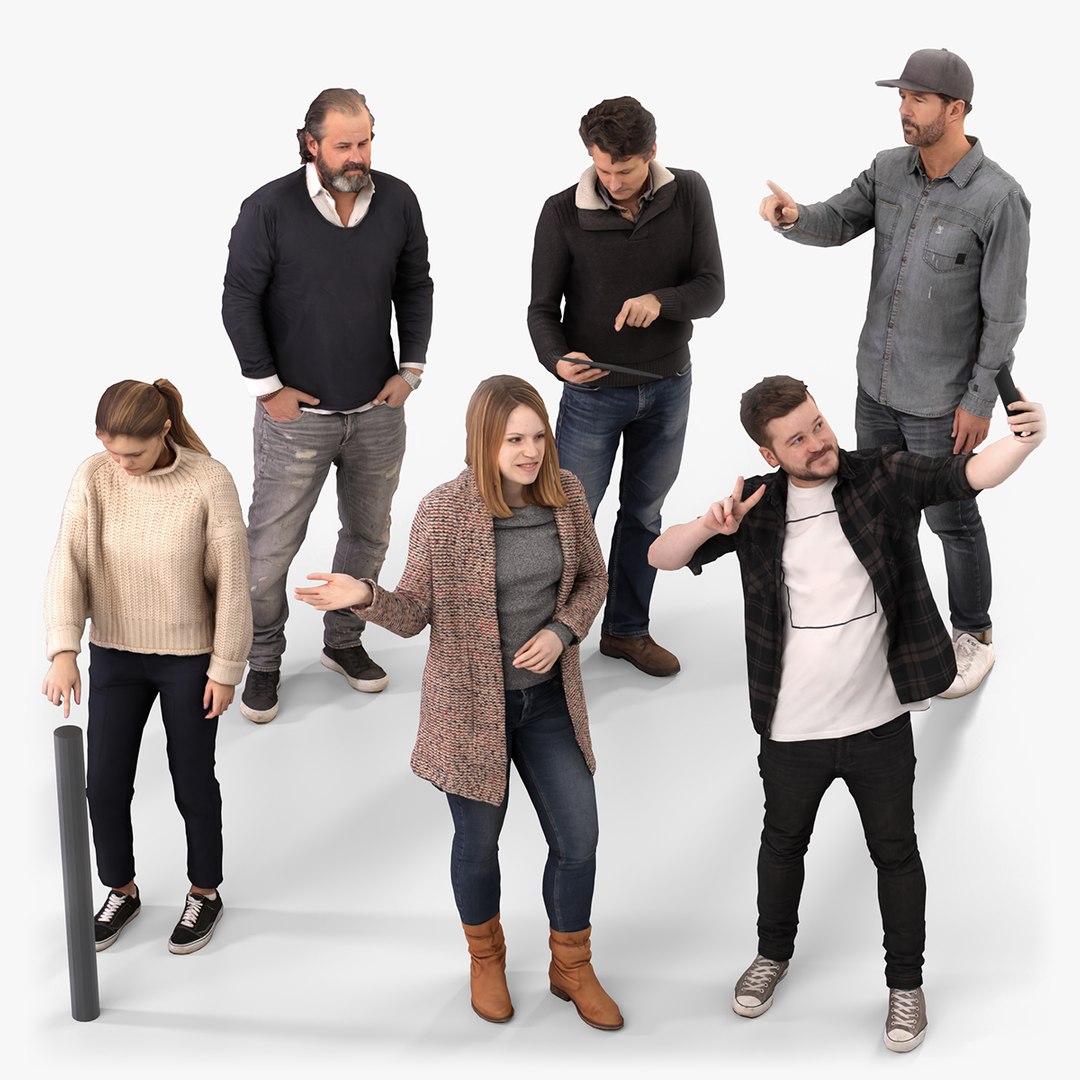 3D People Rendering Normal - TurboSquid 1394415