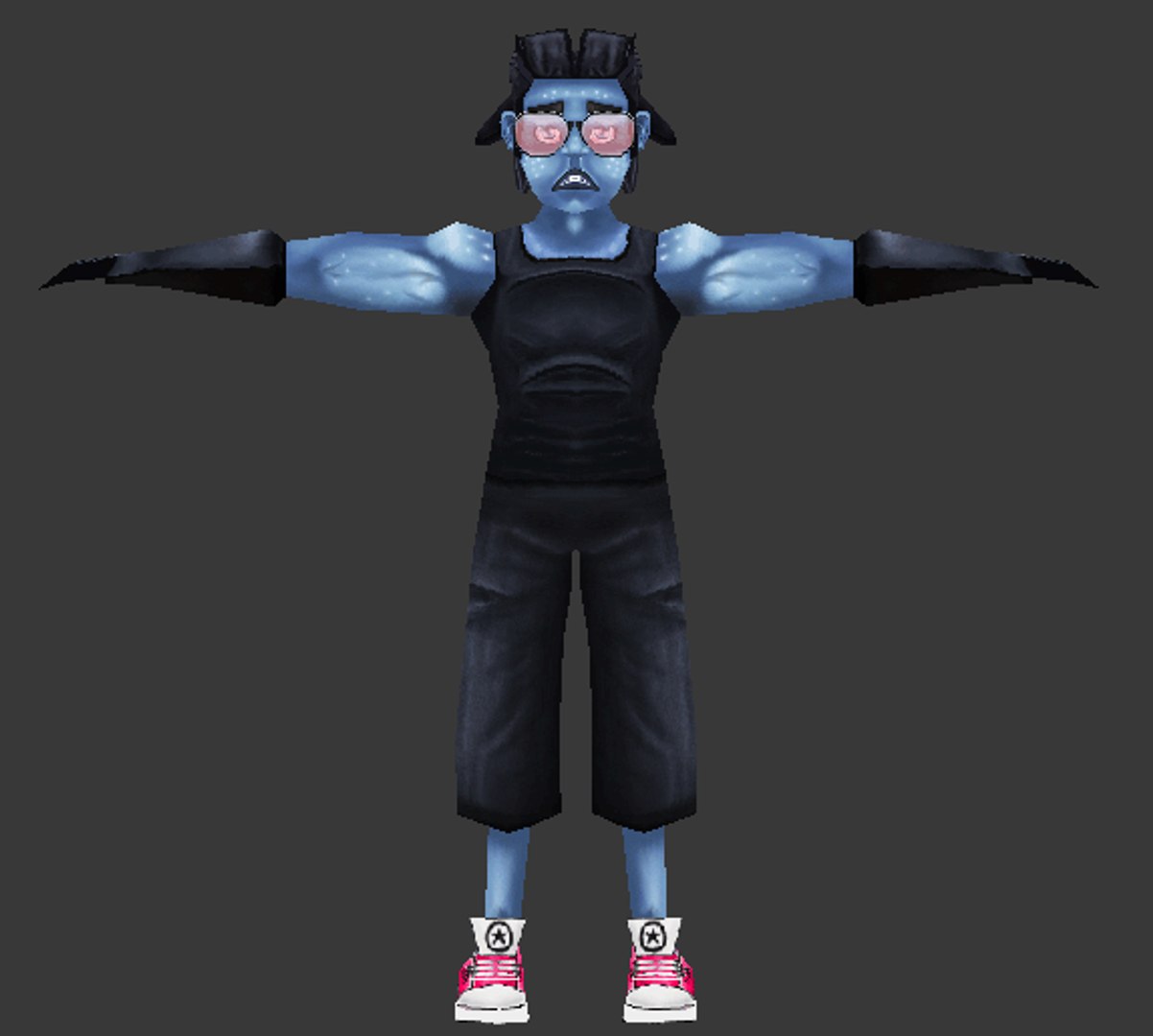 Alien Blue Character Max