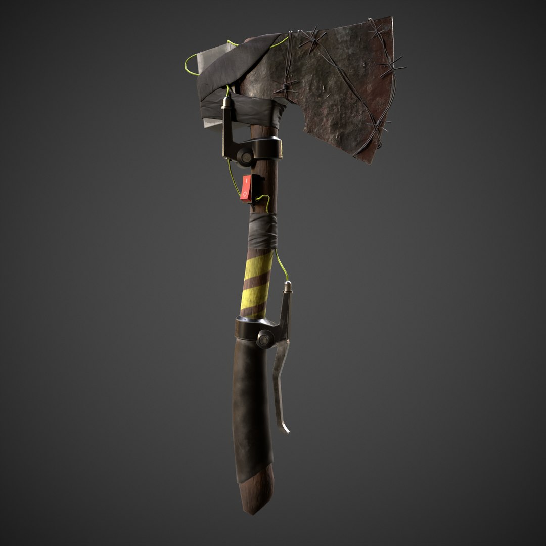 3D Stylized Electric Axe 3d Model - TurboSquid 2110488