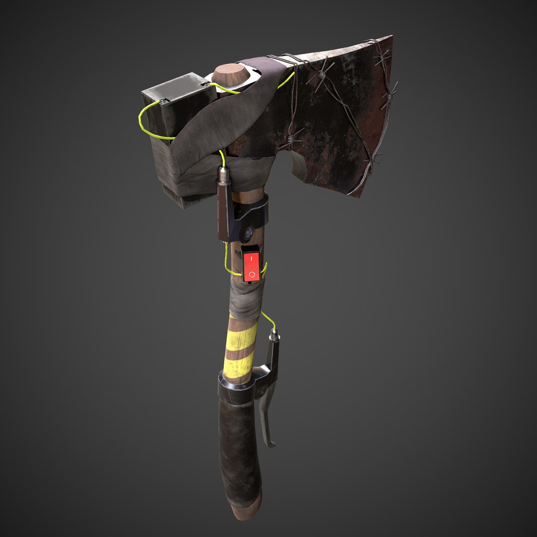 3D Stylized Electric Axe 3d Model - TurboSquid 2110488