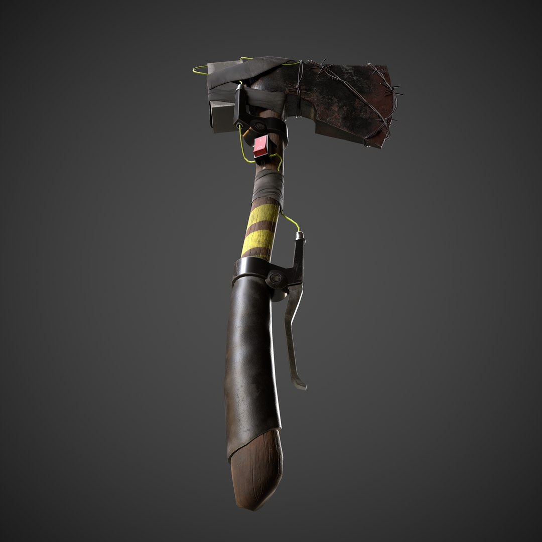 3D Stylized Electric Axe 3d Model - TurboSquid 2110488