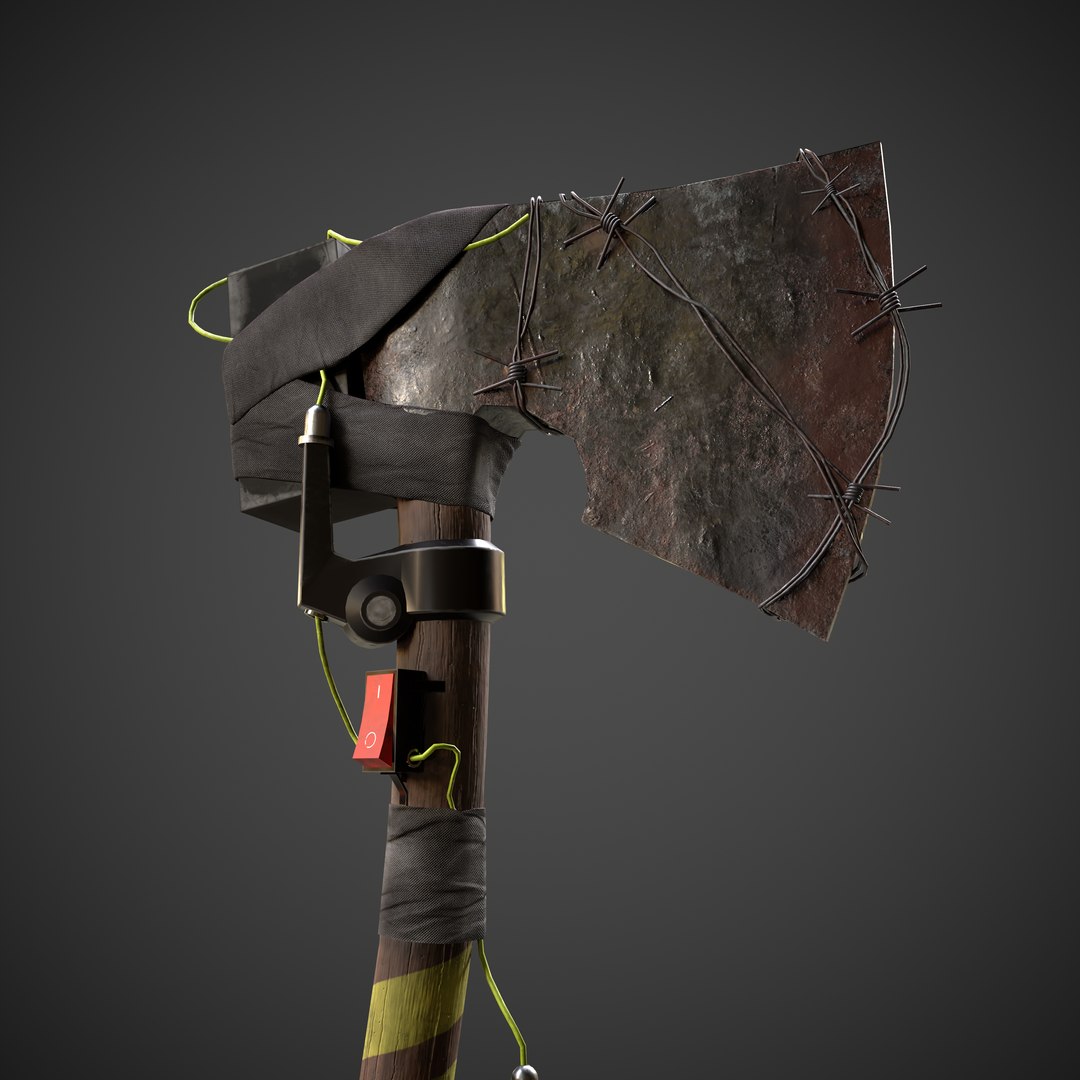 3D Stylized Electric Axe 3d Model - TurboSquid 2110488