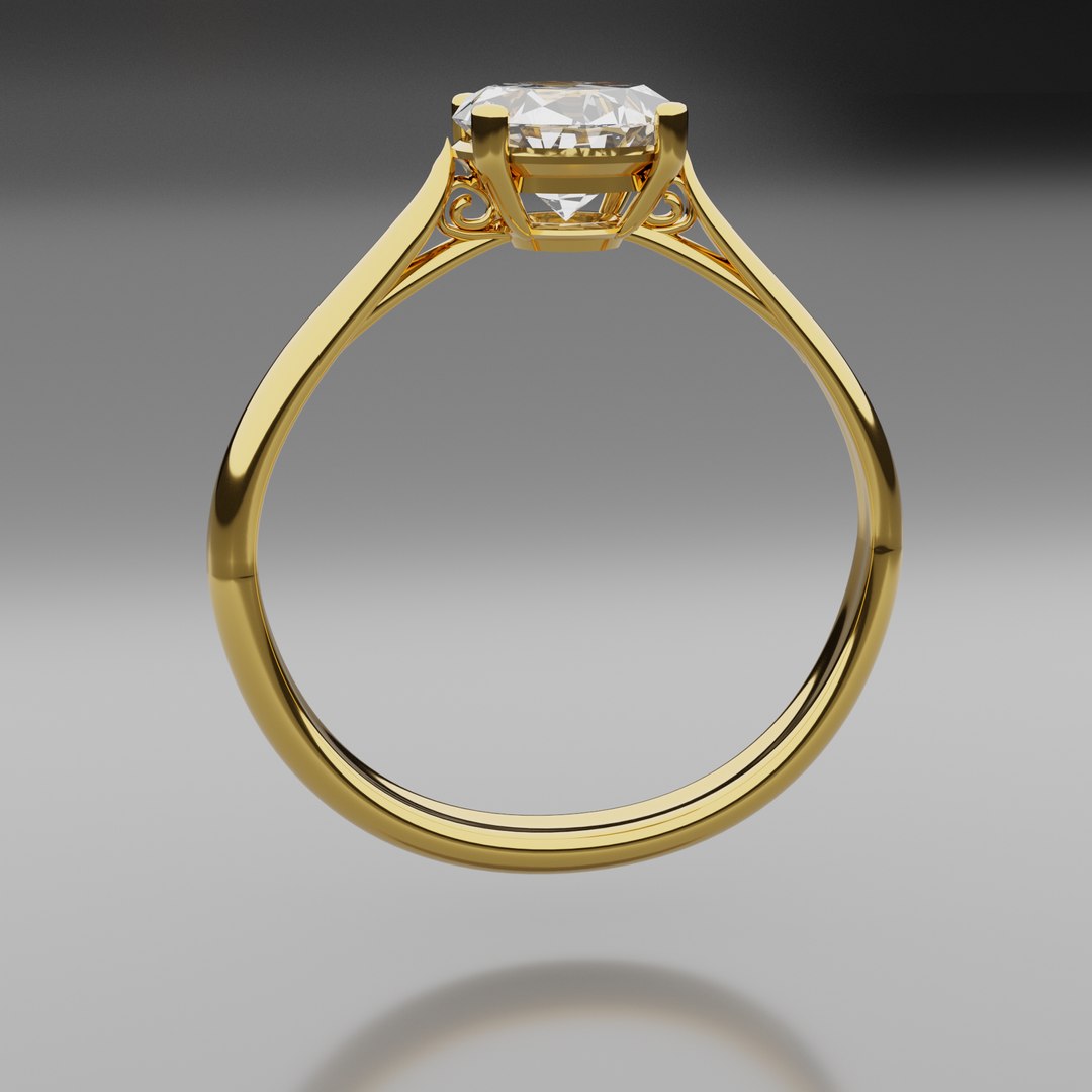 3D women ring model - TurboSquid 2019916