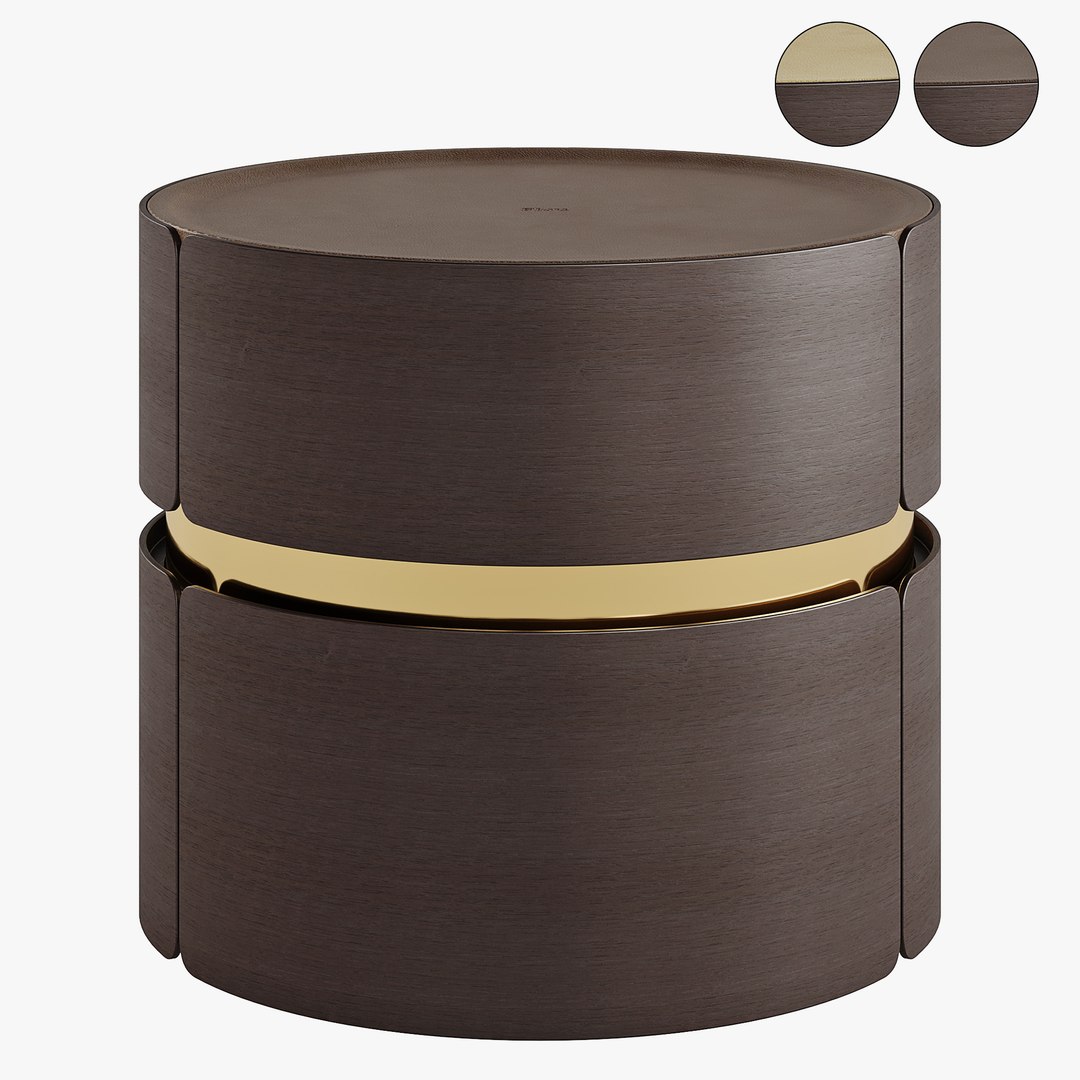Toshi Bedside Table Model - TurboSquid 2427158