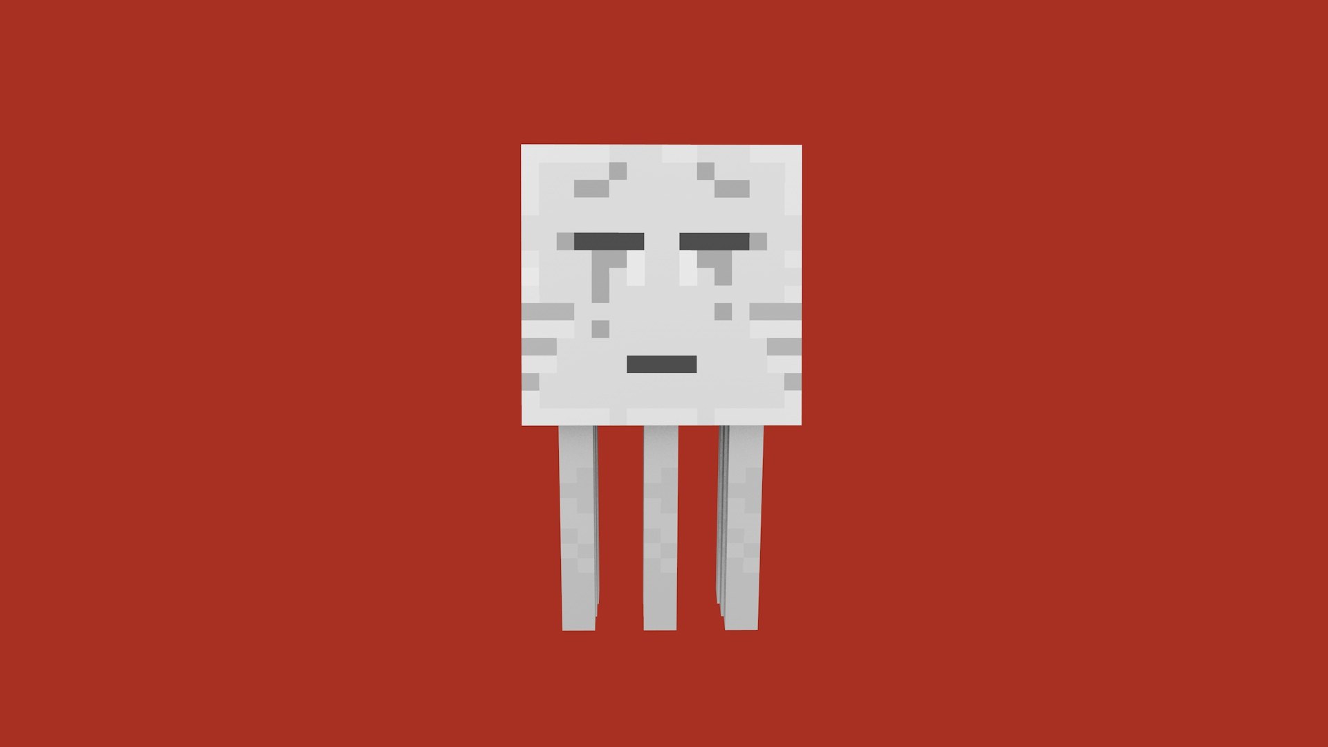 Minecraft Ghast 3D Model - TurboSquid 1843198