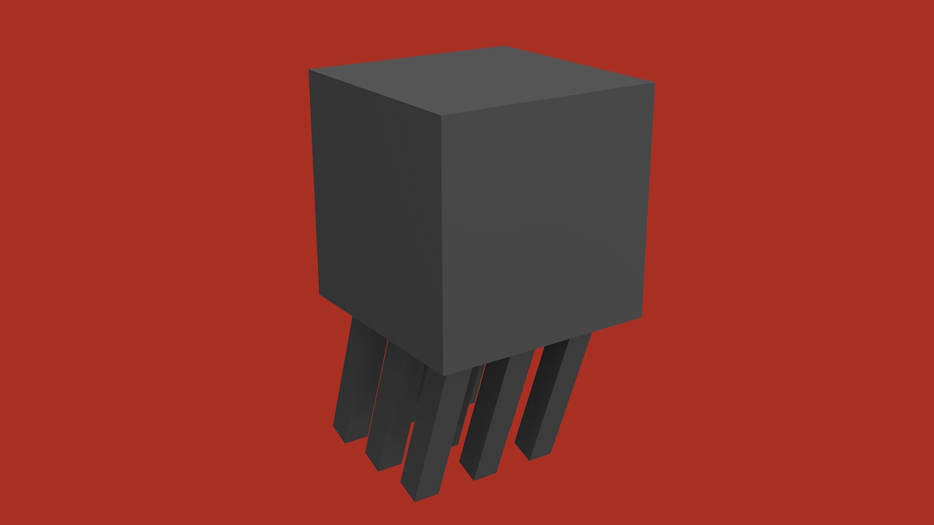 Minecraft Ghast 3D Model - TurboSquid 1843198