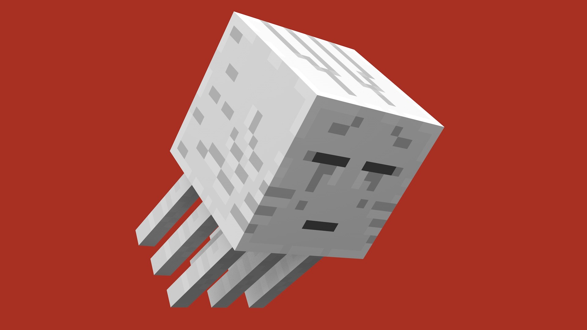 Minecraft Ghast 3D Model - TurboSquid 1843198