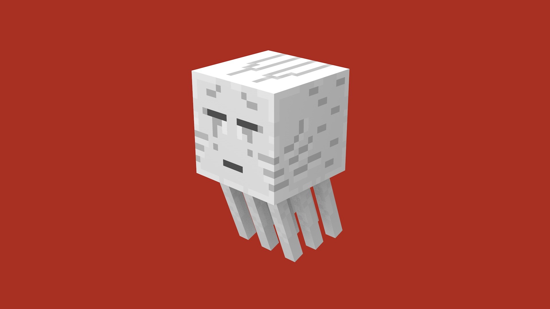 Minecraft Ghast 3D Model - TurboSquid 1843198