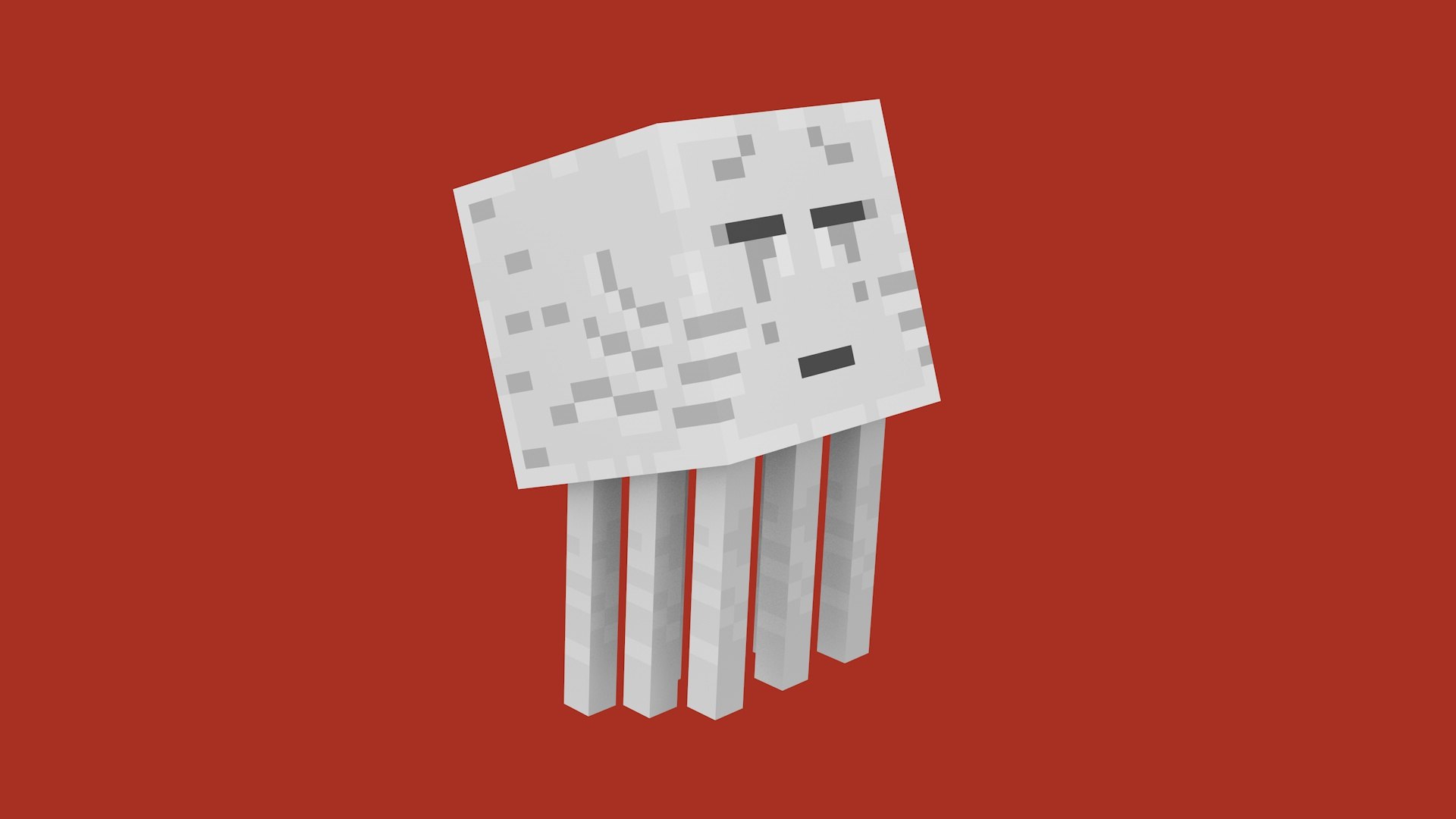 Minecraft Ghast 3D Model - TurboSquid 1843198
