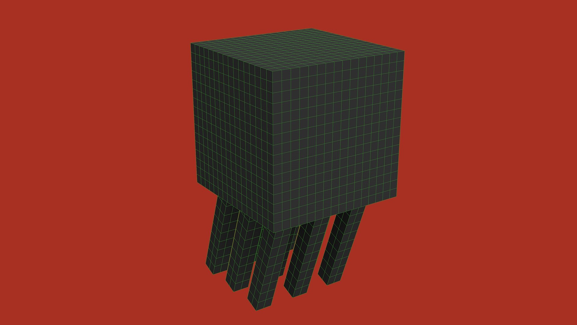 Minecraft Ghast 3D Model - TurboSquid 1843198