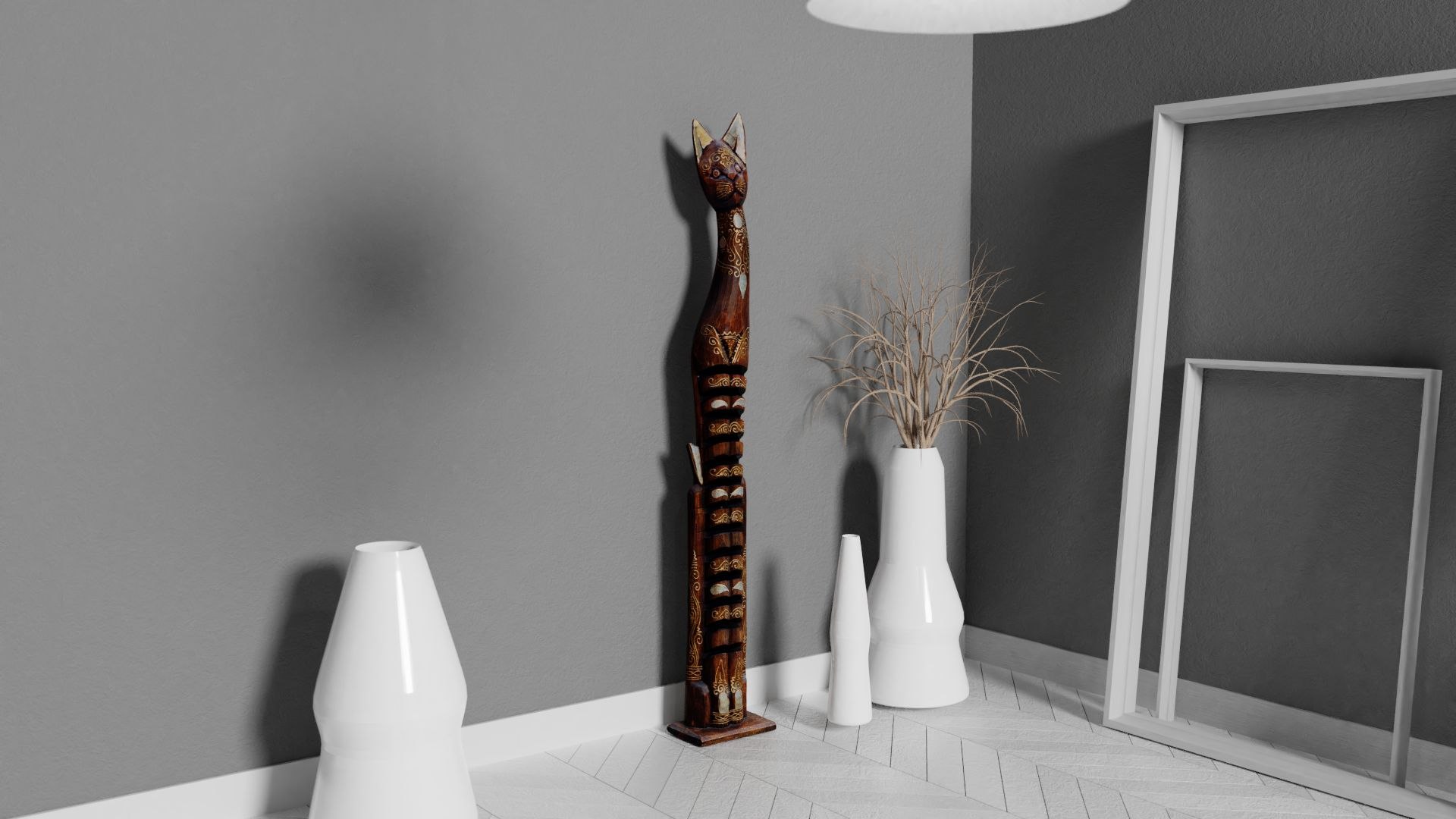 Wooden Cat CD Tower Holder Low-poly 3D Model 3D Model - TurboSquid 1847205