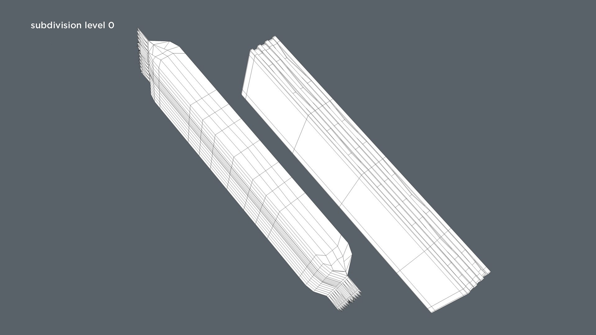 3D chocolate wafer bar - TurboSquid 1454856