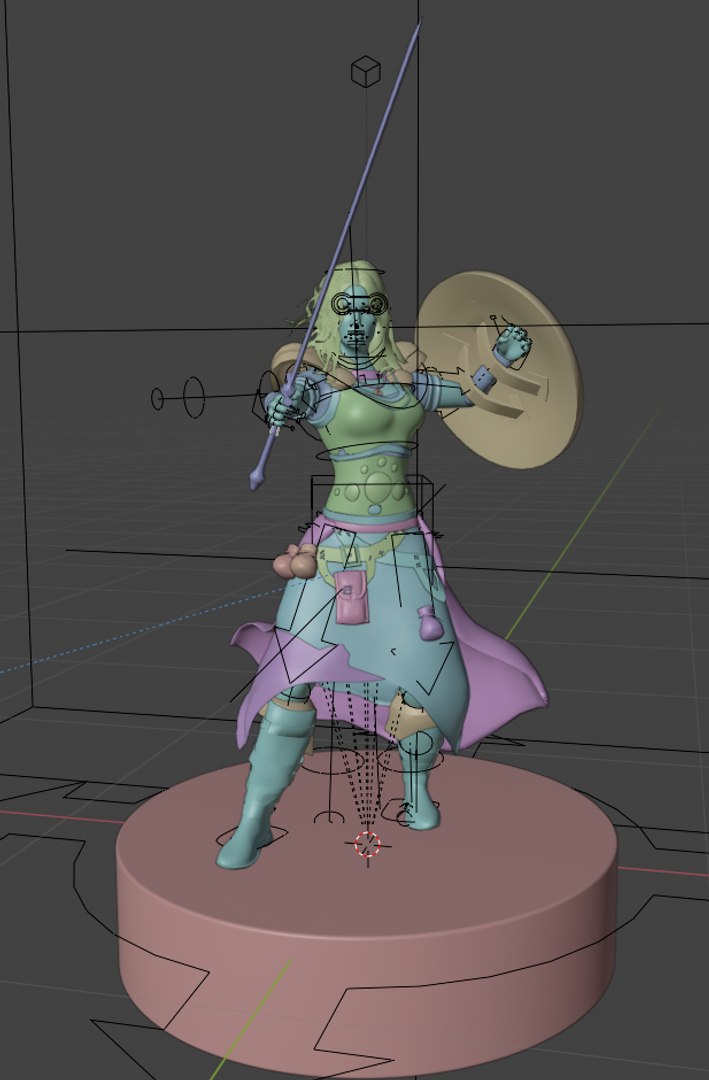 Character Boudica 3D Model - TurboSquid 1543265