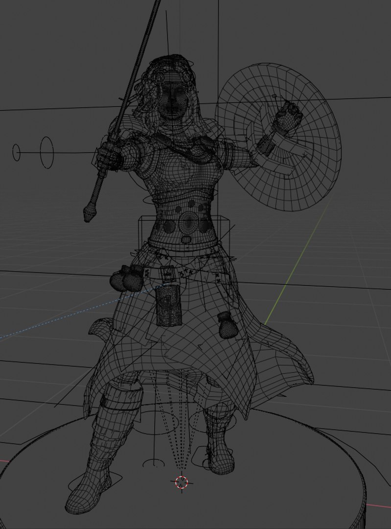 Character Boudica 3D Model - TurboSquid 1543265