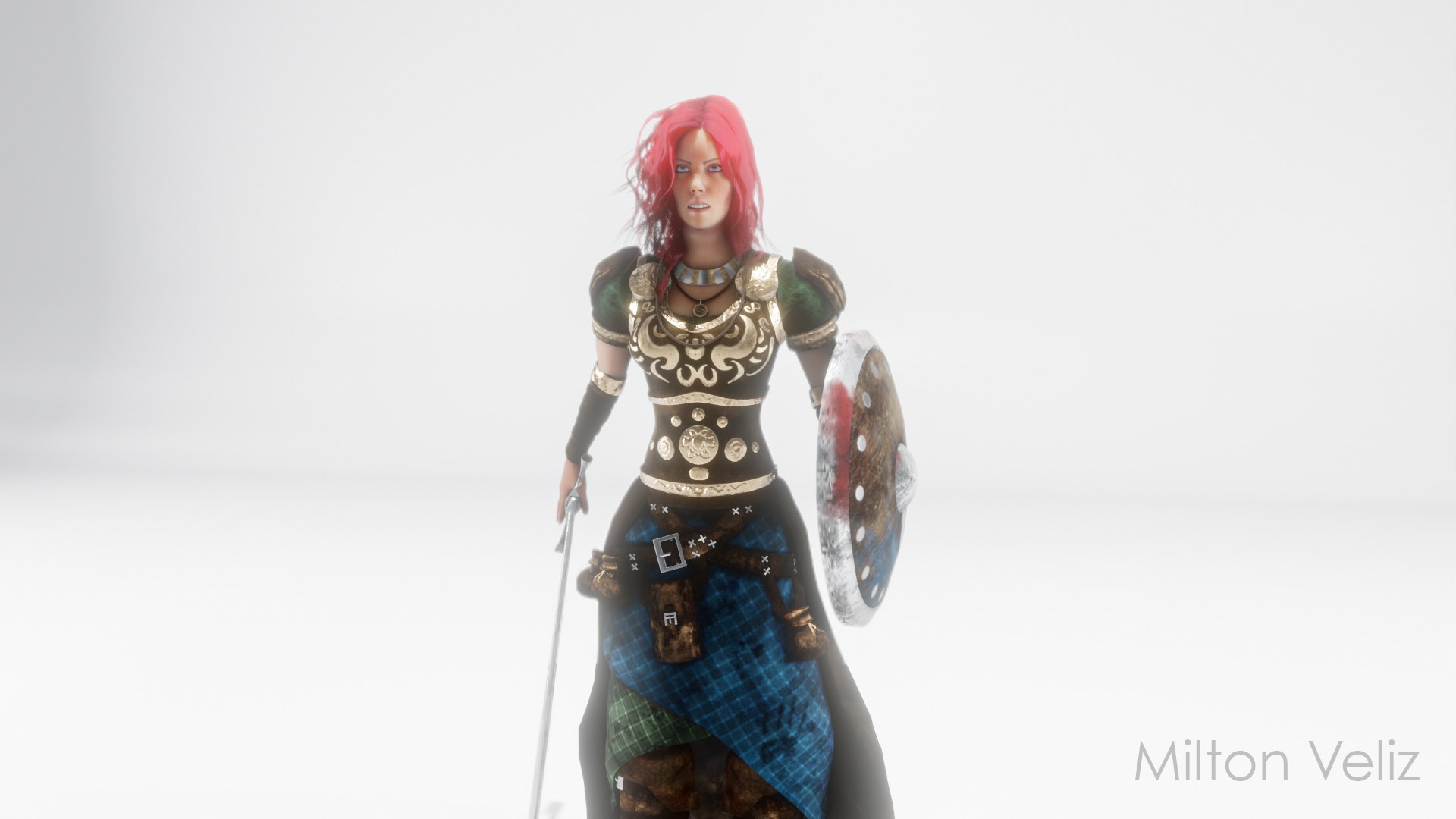 Character Boudica 3D Model - TurboSquid 1543265