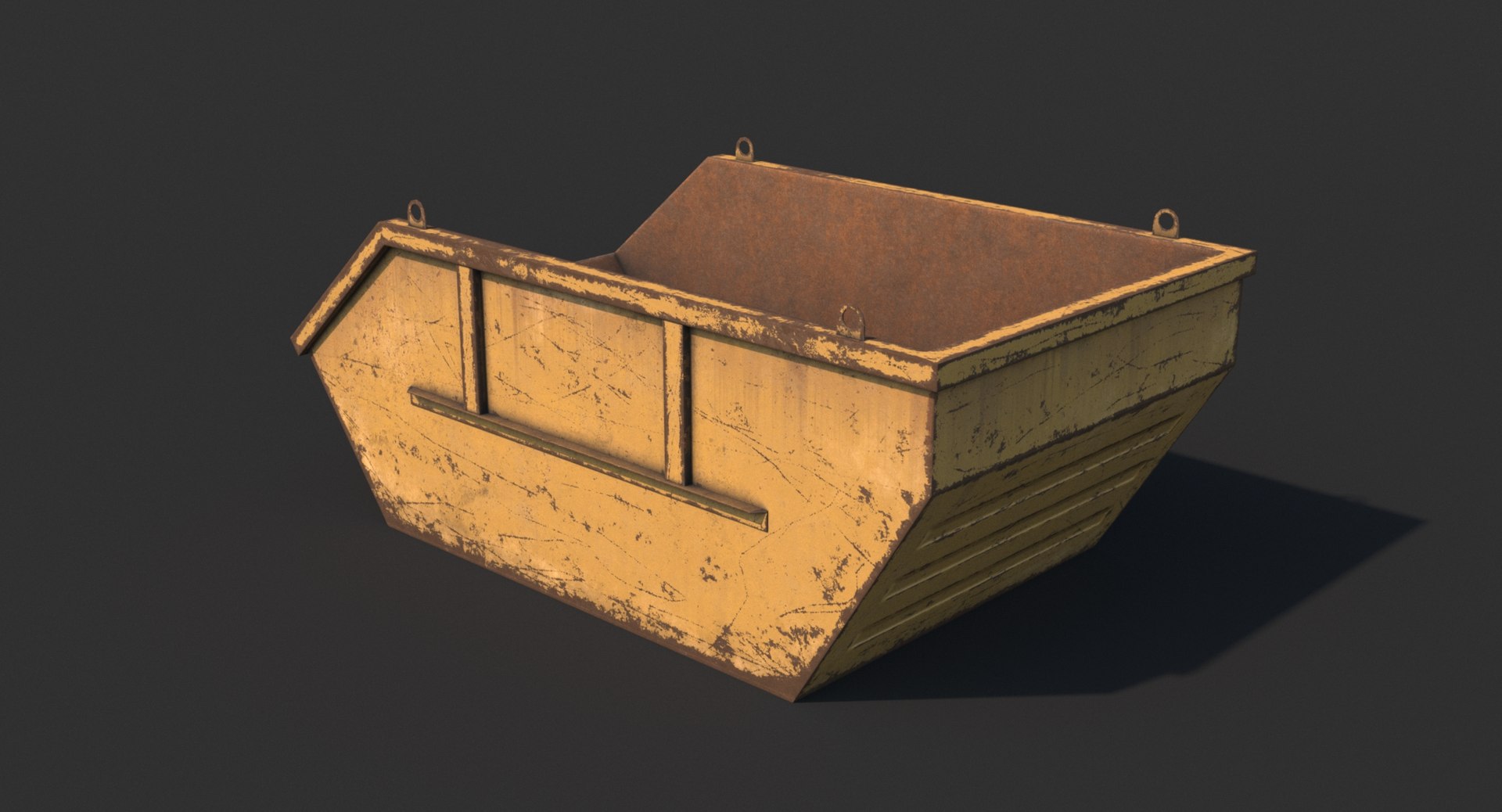 Trash Container Skip 3D Model - TurboSquid 1435773