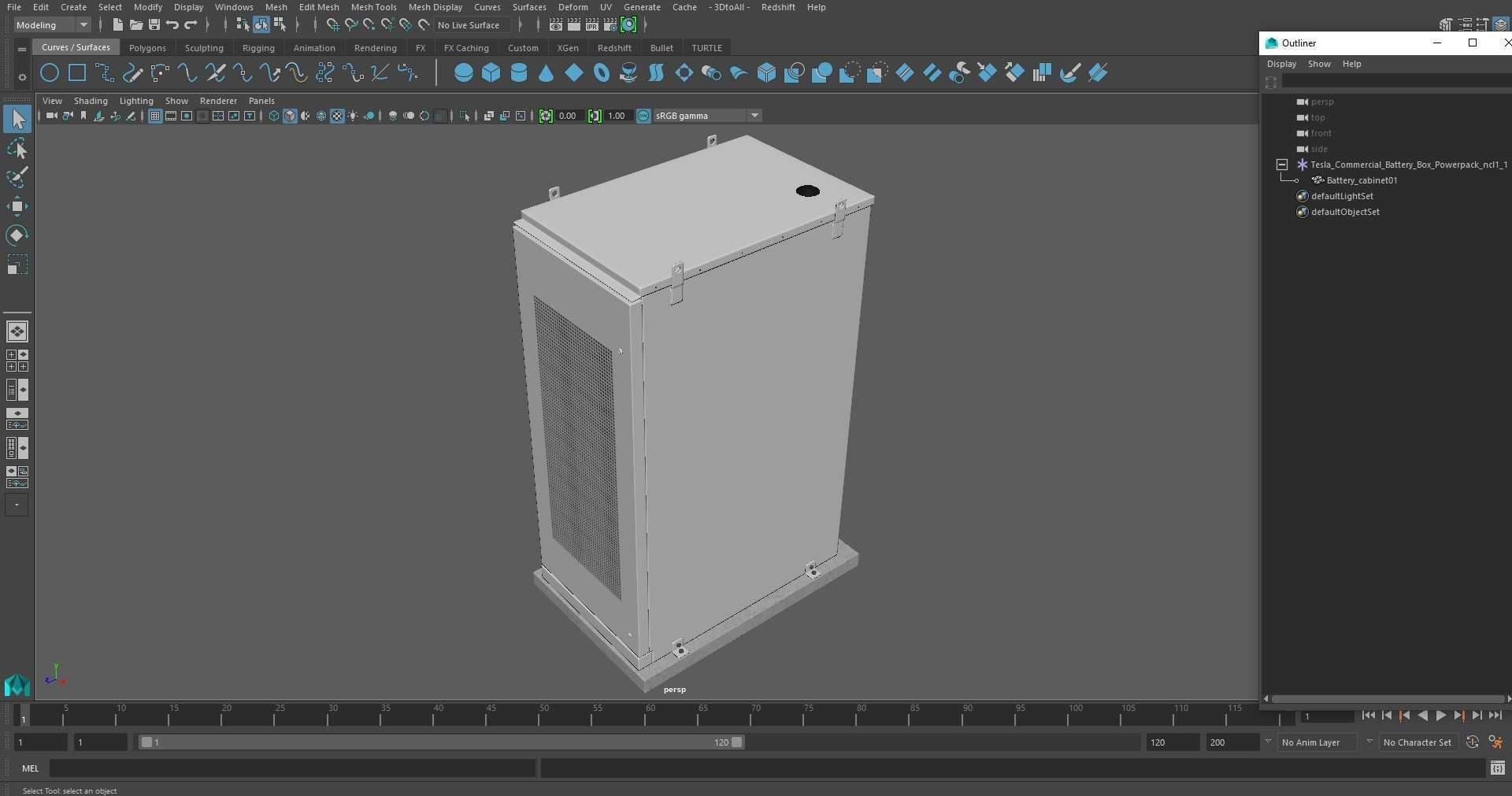 Tesla Commercial Battery Box Powerpack 3D Model - TurboSquid 2154210