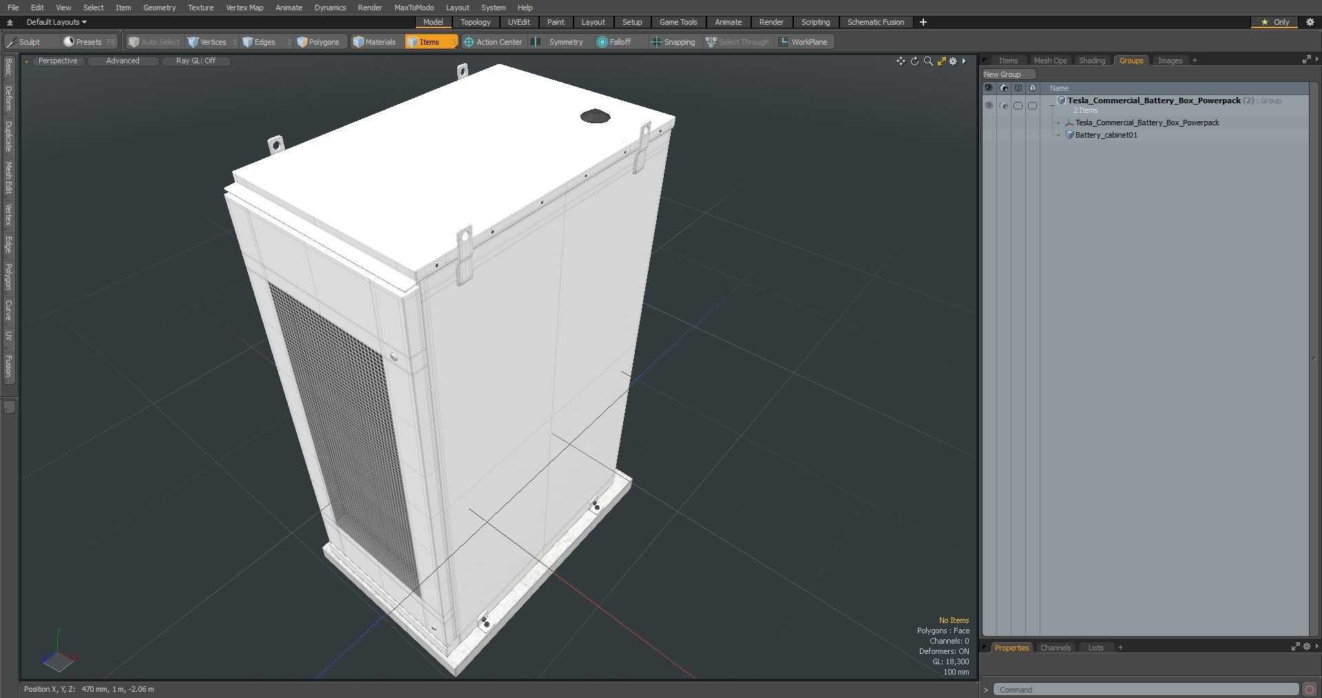 Tesla Commercial Battery Box Powerpack 3D Model - TurboSquid 2154210