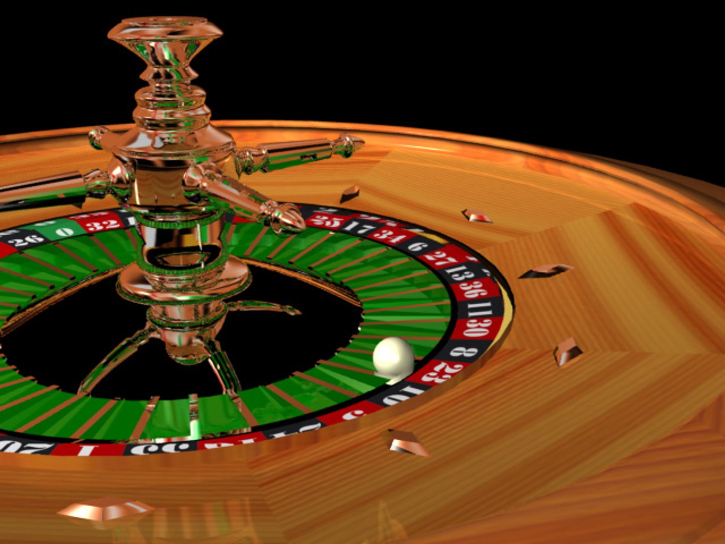 3d Roulette Spinning Wheel Model