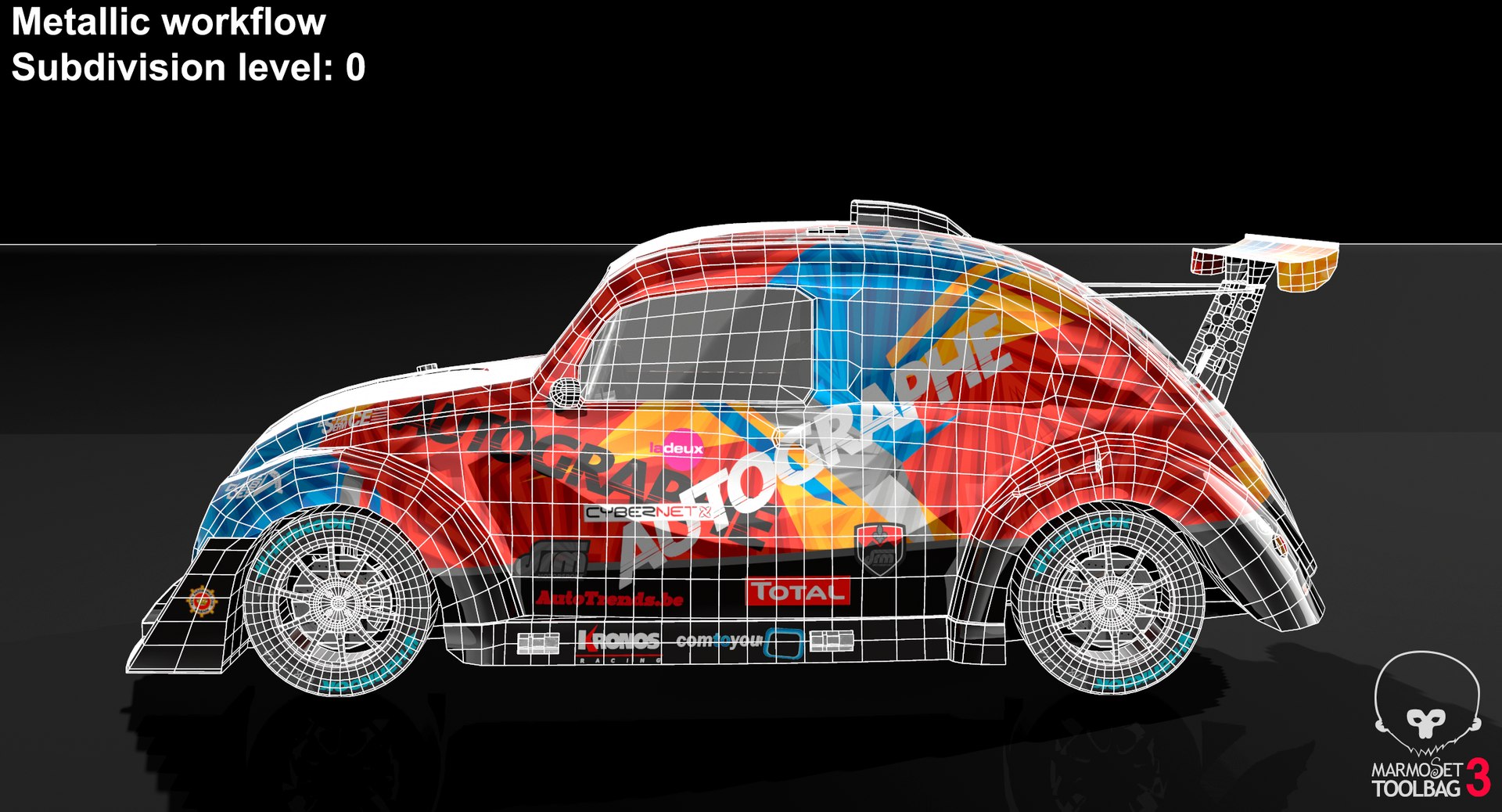 VW Volkswagen Beetle Fun Cup Julien Schein Racing 3D - TurboSquid 2083680
