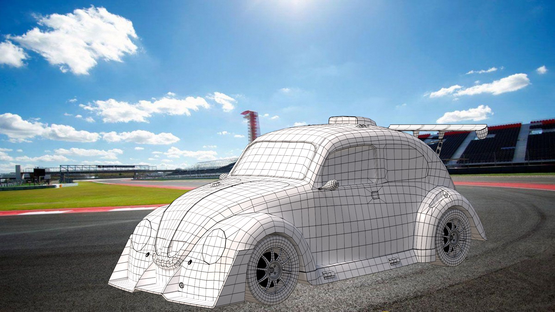 VW Volkswagen Beetle Fun Cup Julien Schein Racing 3D - TurboSquid 2083680