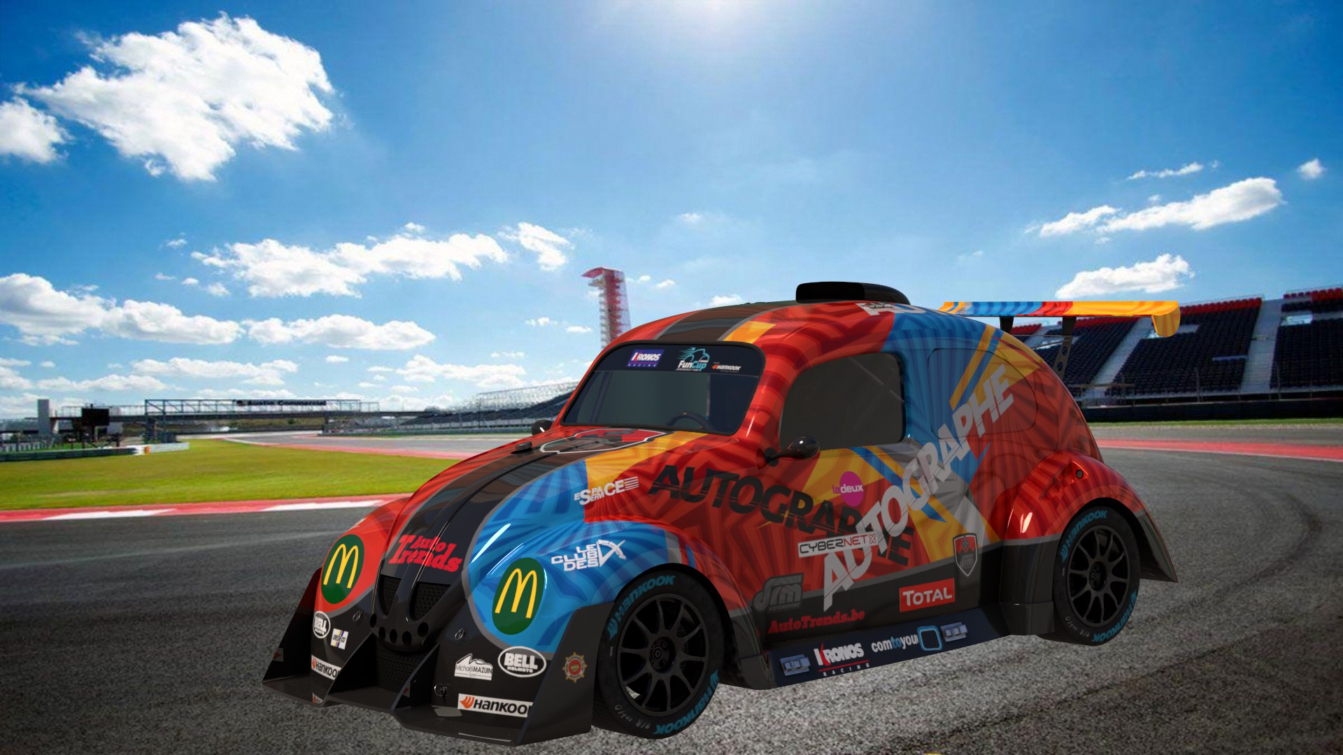 VW Volkswagen Beetle Fun Cup Julien Schein Racing 3D - TurboSquid 2083680